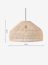 Buy Java Extra Large Lamp Shade in Natural Rattan from the Made online shop