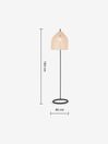 Buy Java Arc Overreach Floor Lamp in Natural Rattan from the Made ...