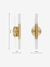 Buy Wanda Wall Light in Brass from the Made online shop