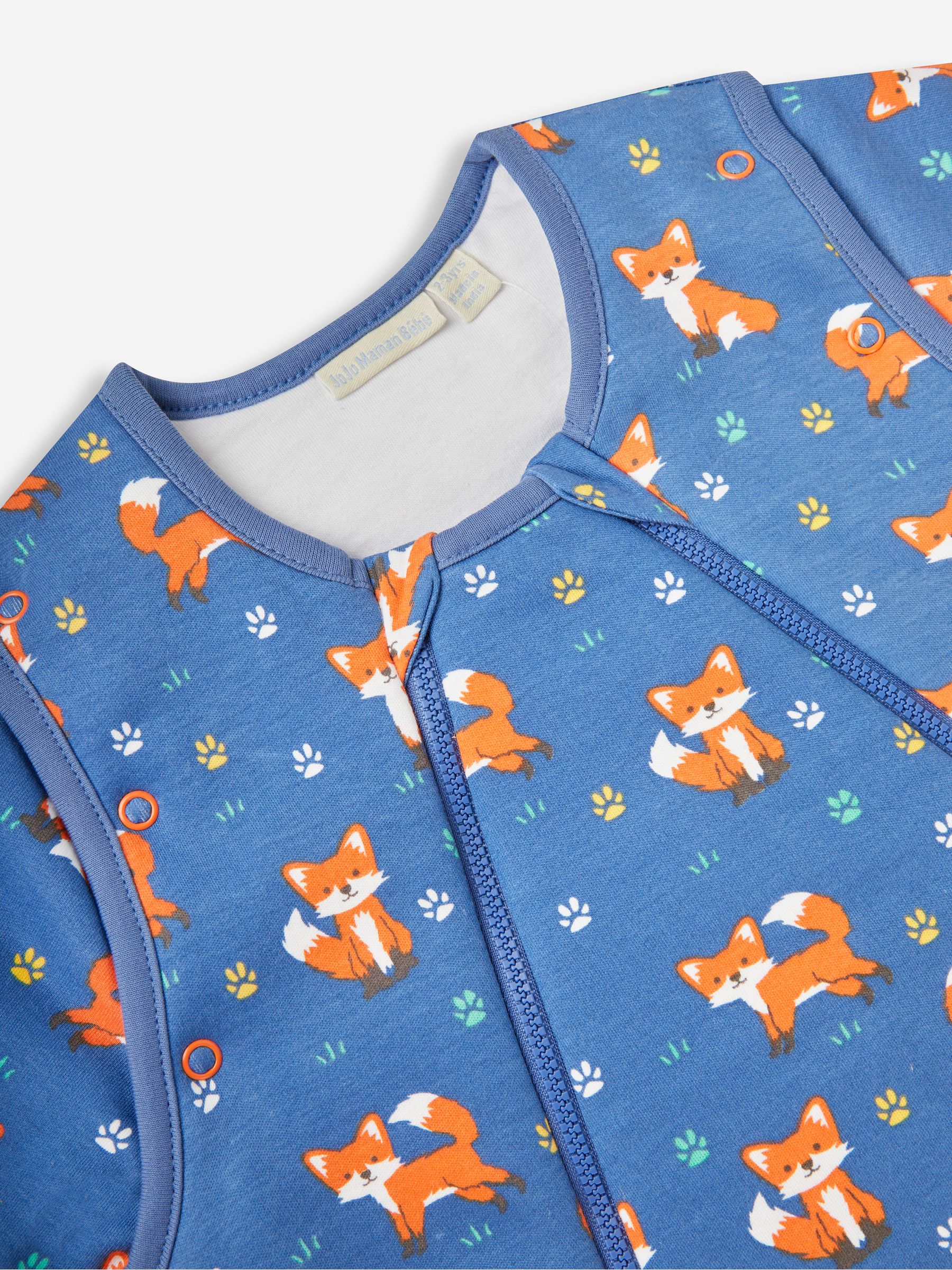 Buy Blue Fox 2.5 Tog Sleep Snuggler from the JoJo Maman Bébé UK online shop