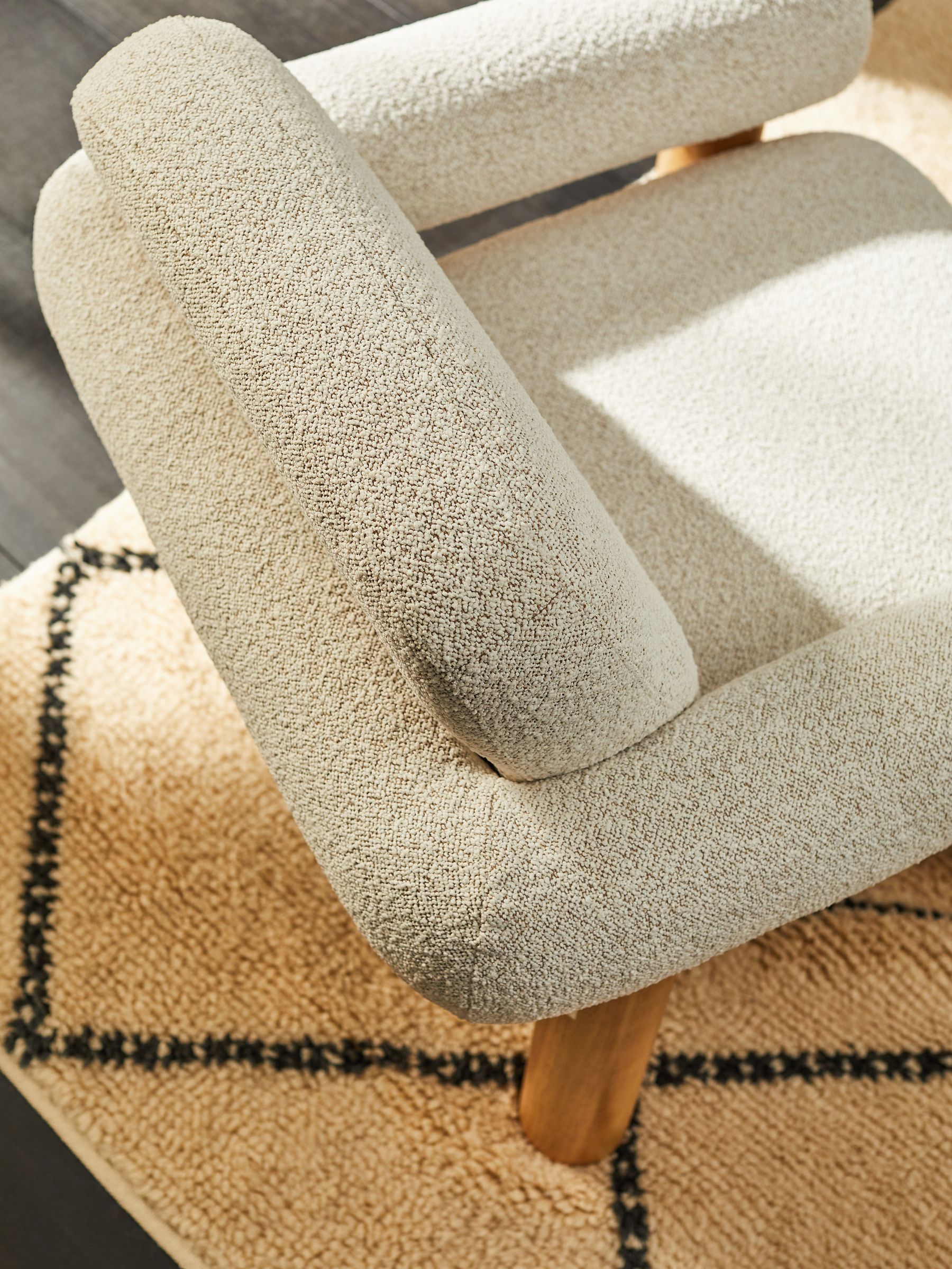 Buy Maxton Chair in Pax Boucle Off White from the Made online shop