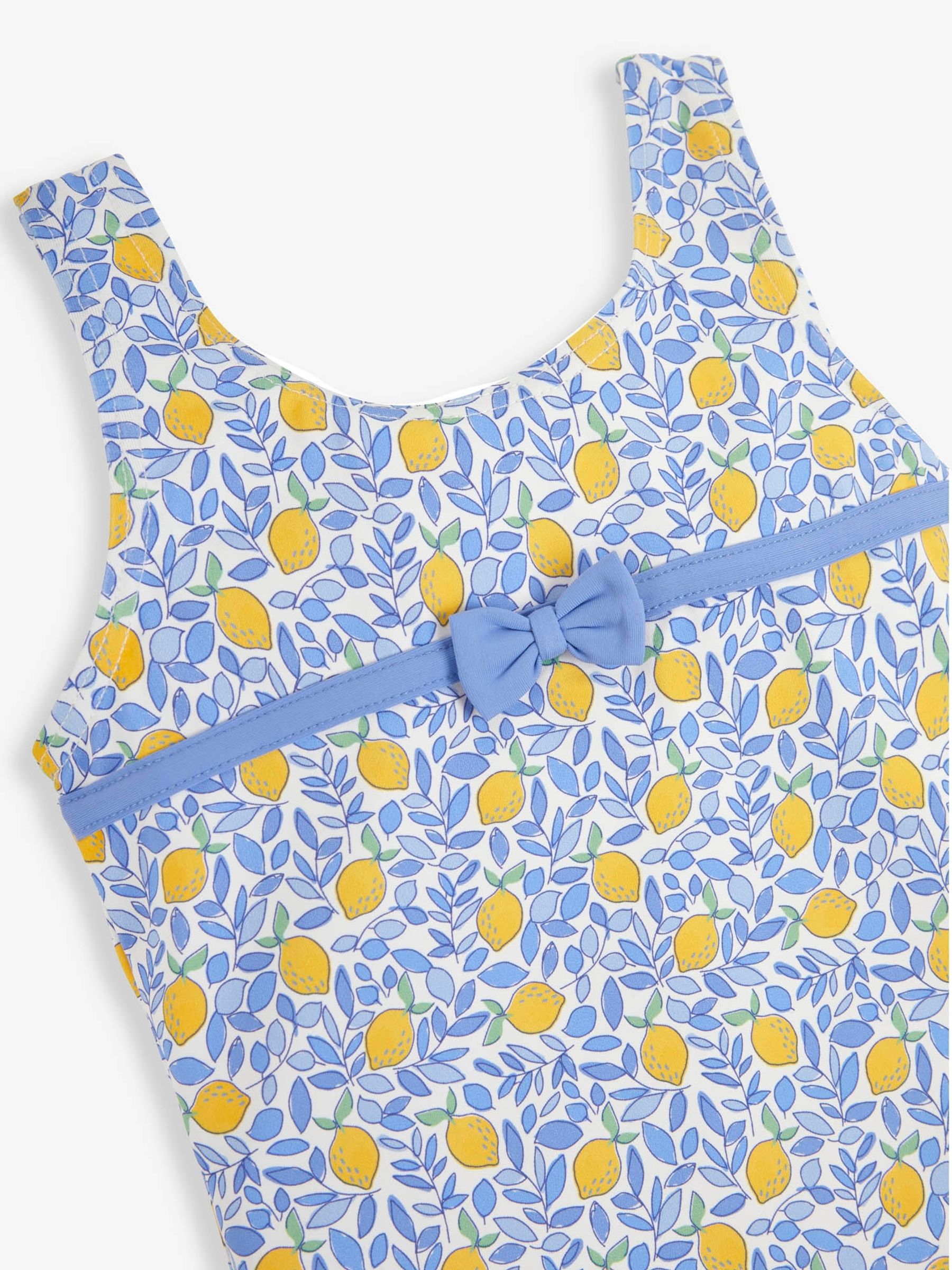 Buy Blue Lemon No Nappy Swimsuit from the JoJo Maman Bébé UK online shop