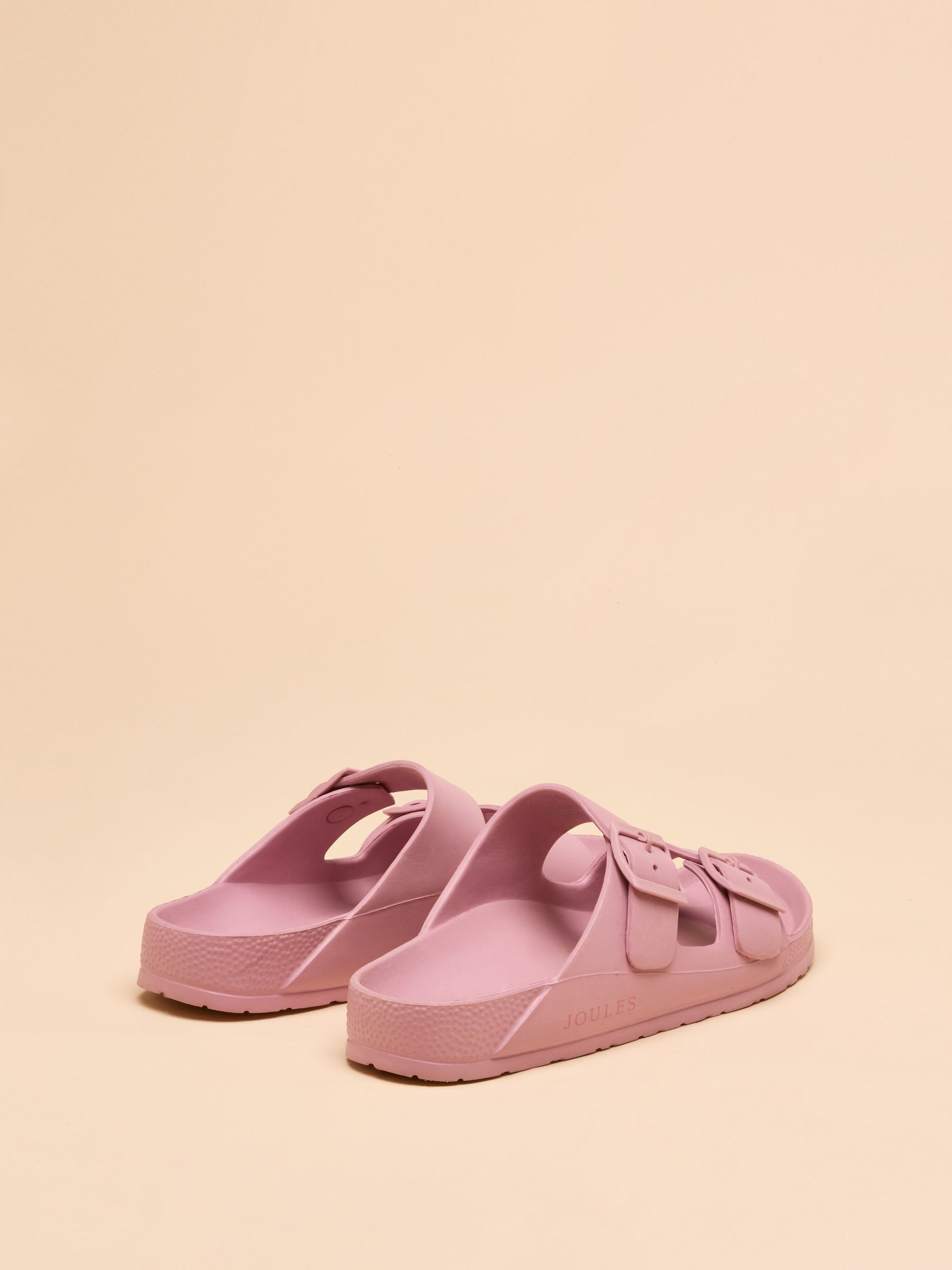 Buy Sunseeker Pink EVA Rubber Sliders from the Joules online shop