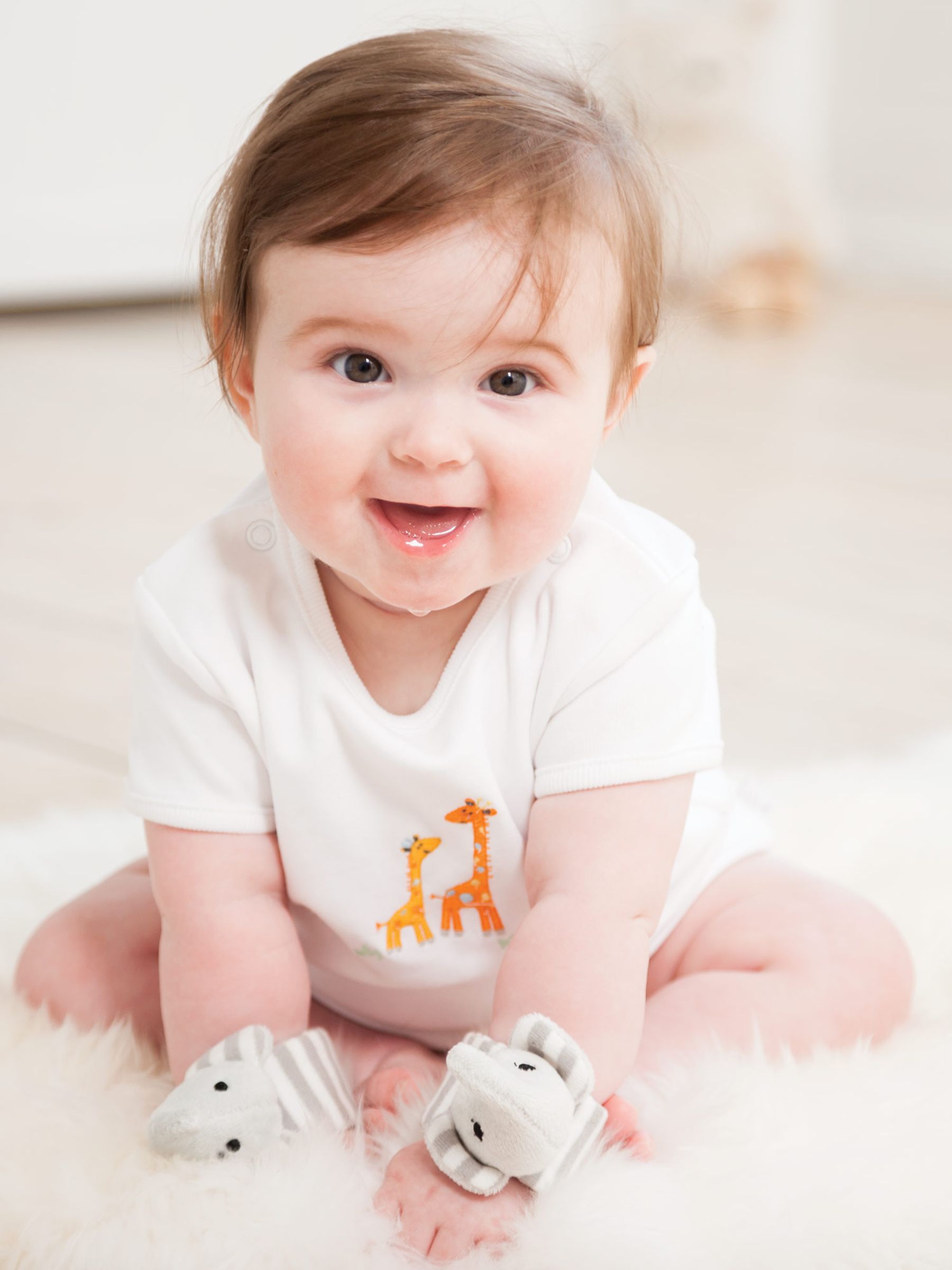 Elephant Wrist Soft Rattles | JoJo Maman Bébé