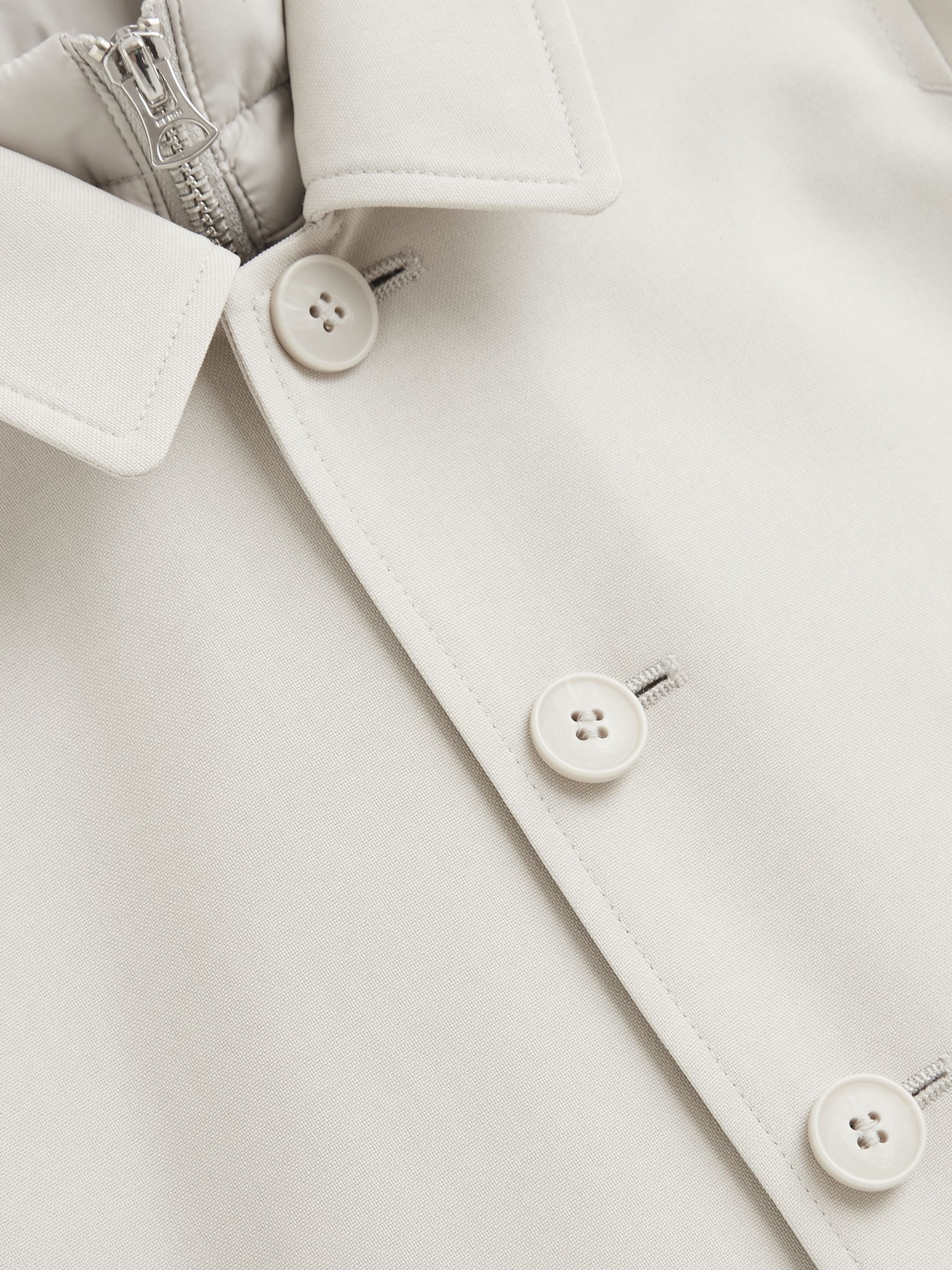 Reiss Perrin Mac With Funnel-Neck Insert Coats - REISS