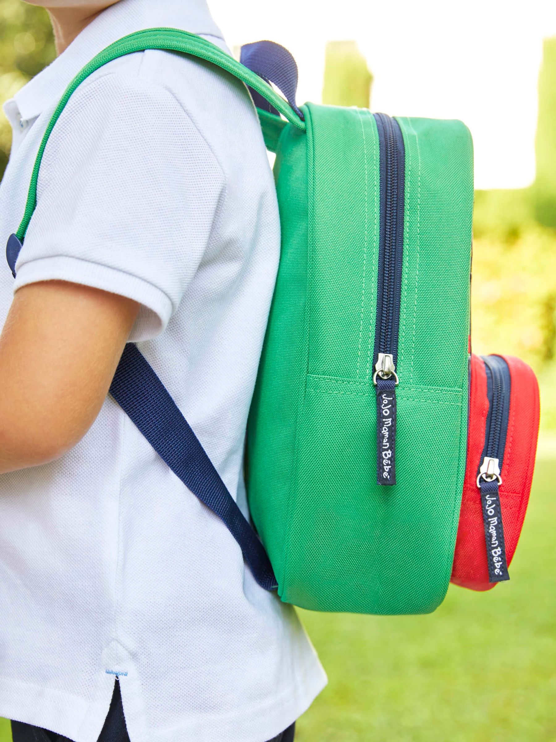 Buy Personalised Tractor Backpack from the JoJo Maman Bébé UK online shop