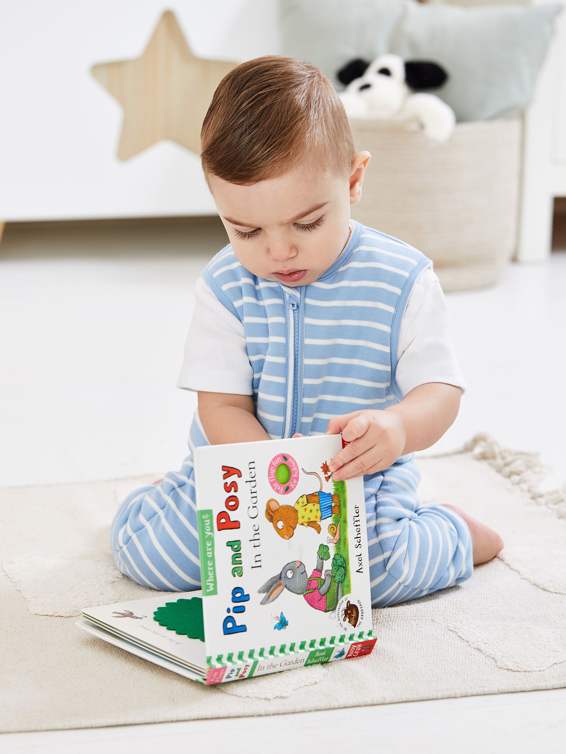 Buy Blue Stripe 1.5 Tog Sleep Snuggler from the JoJo Maman Bébé UK ...