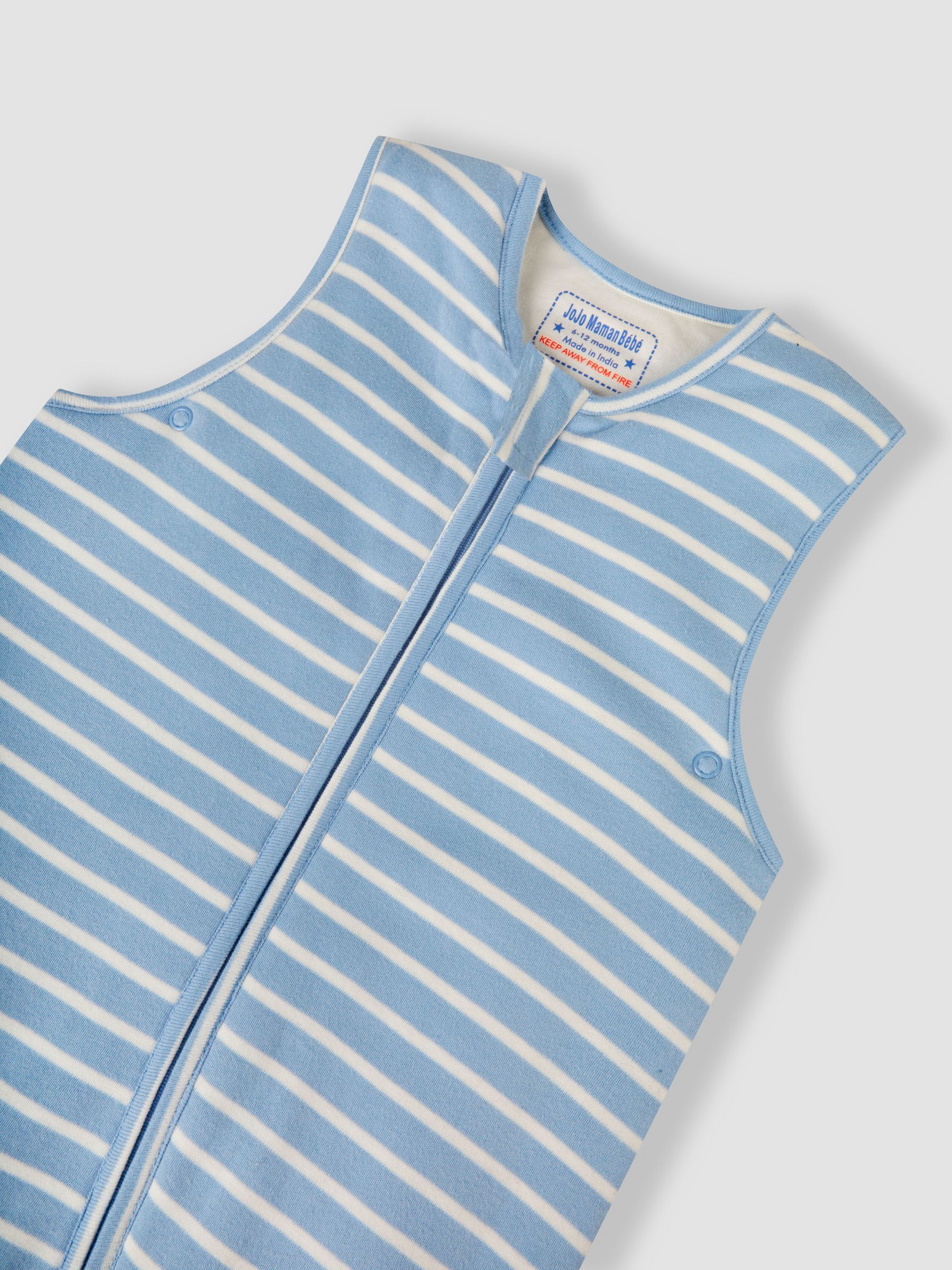 Buy Blue Stripe 1.5 Tog Sleep Snuggler from the JoJo Maman Bébé UK ...