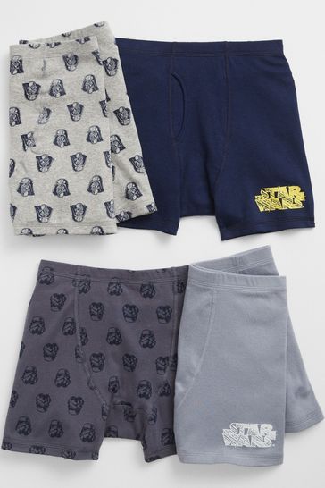 Buy Star Wars Boxer Briefs 4-Pack from the Gap online shop