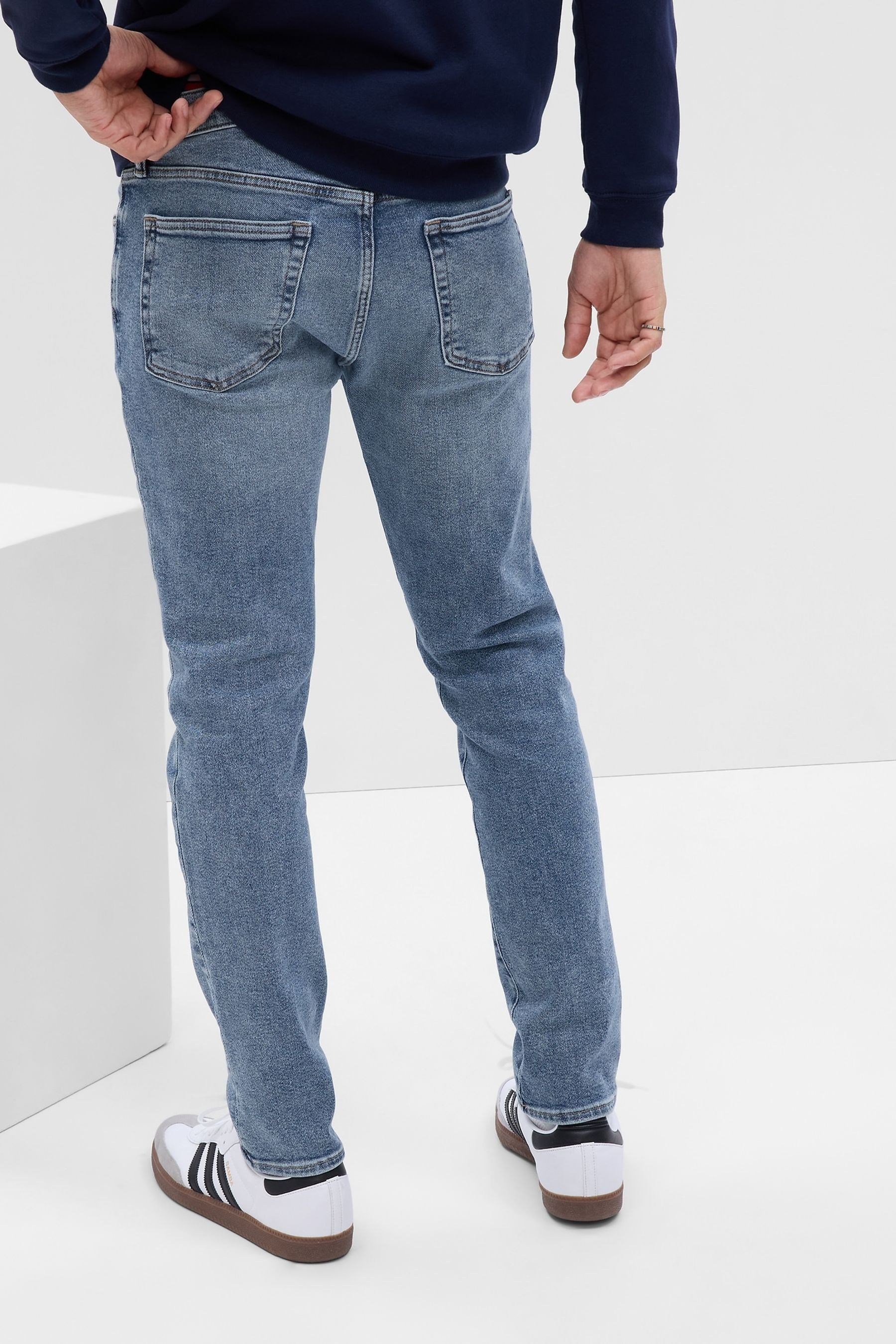 Buy Light Wash Blue Stretch Skinny GapFlex Jeans from the Gap online shop