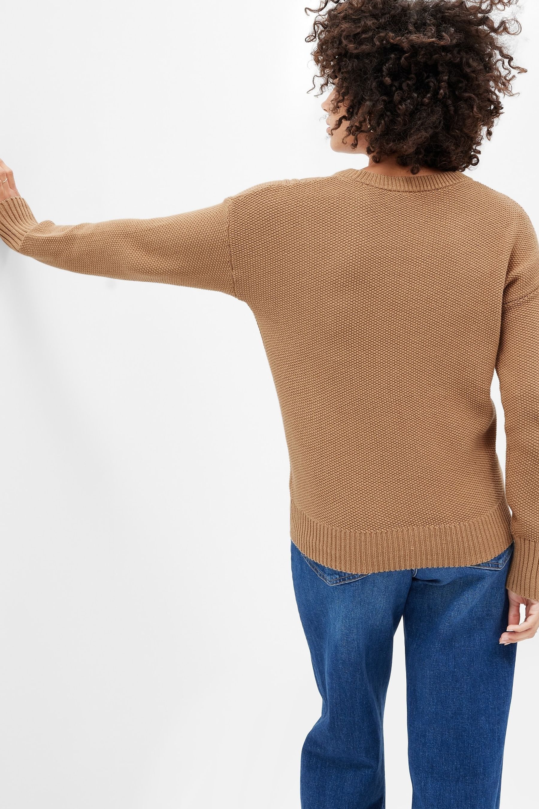 Buy Gap Cable Knit Crew Neck Jumper from the Gap online shop