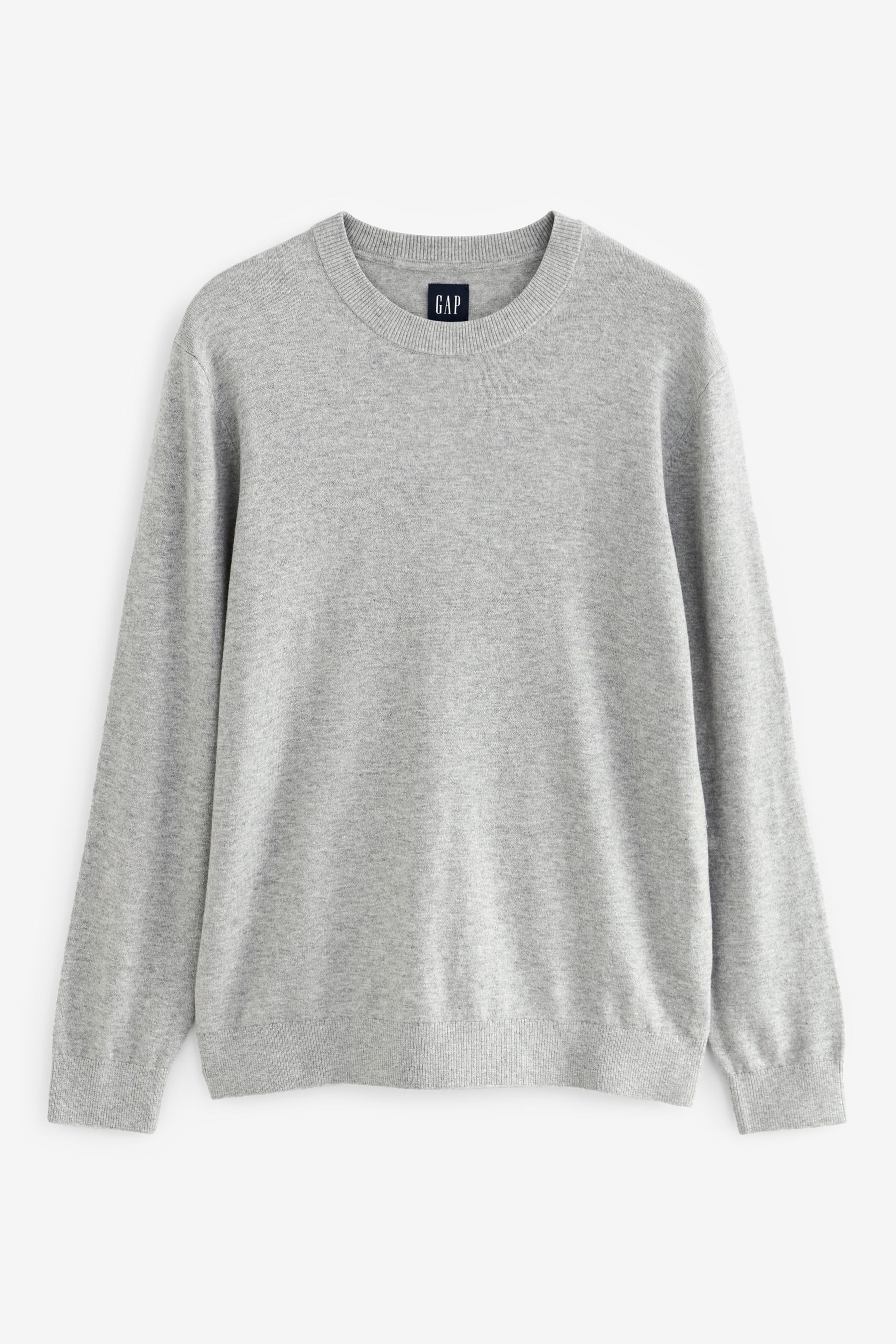 Buy Grey Soft Crew Neck Jumper from the Gap online shop