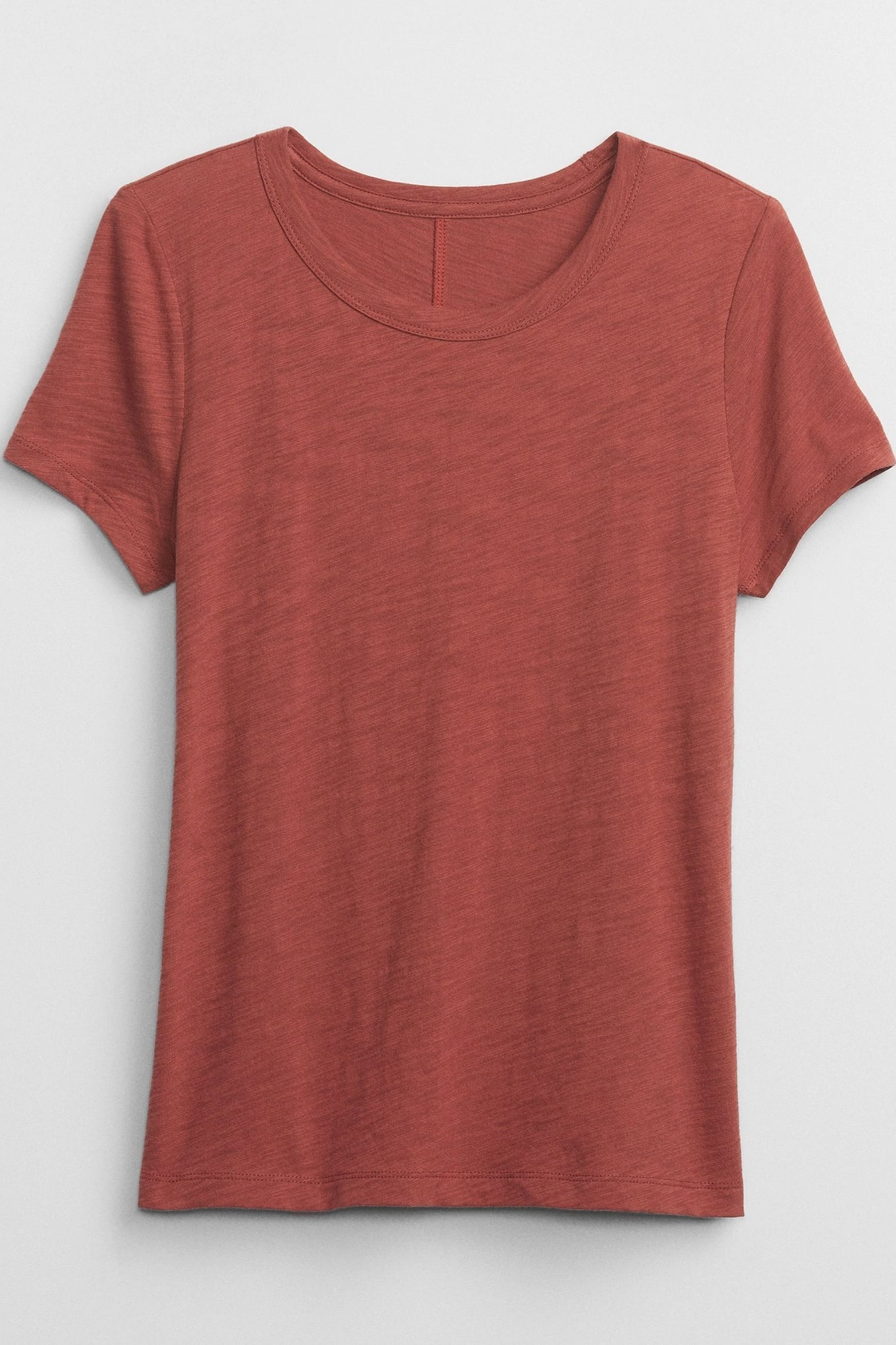 Buy Red Short Sleeve Crew Neck Forever Soft T-Shirt from the Gap online ...