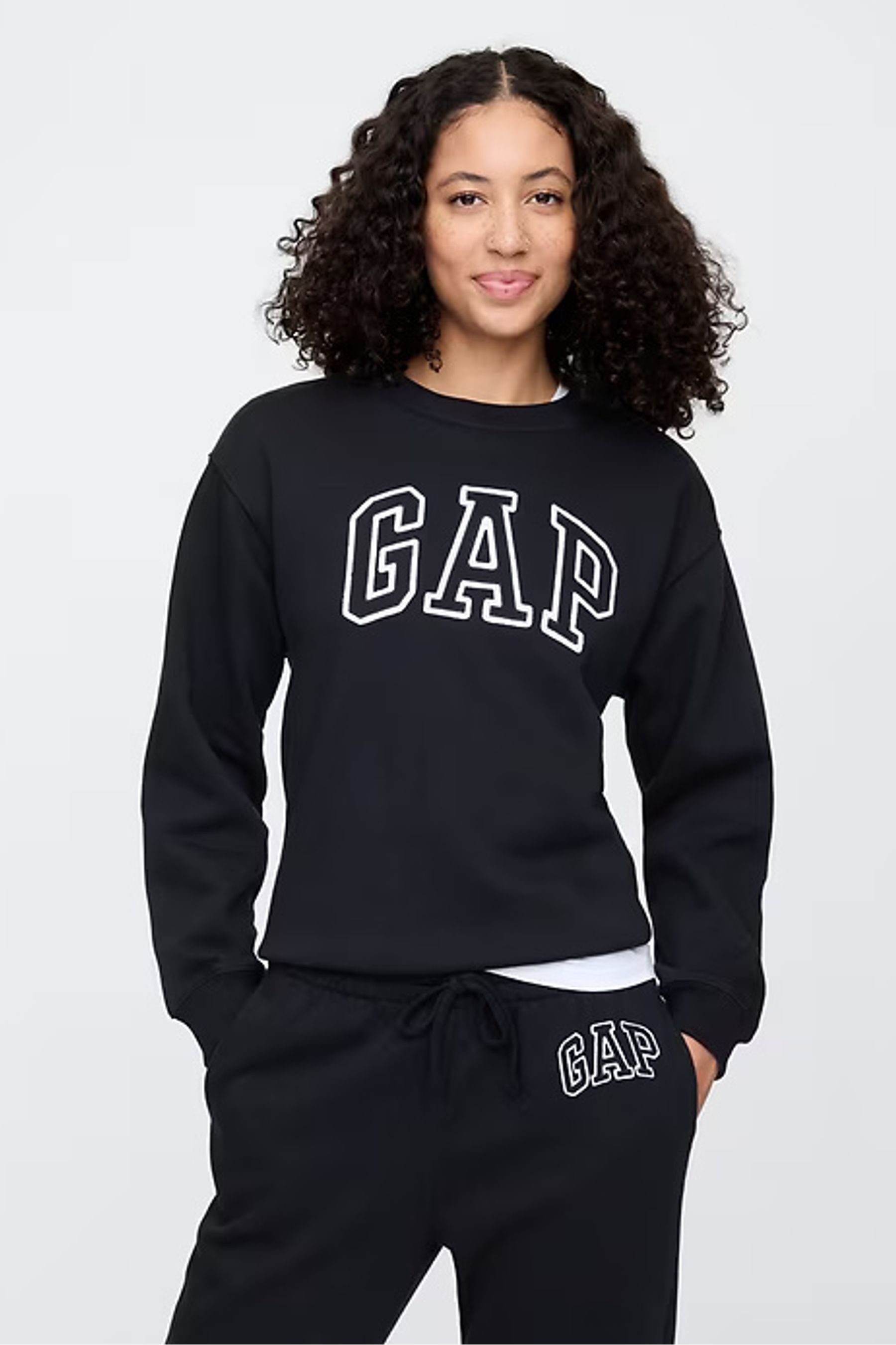 Buy Gap Logo Crew Neck Sweatshirt from the Gap online shop