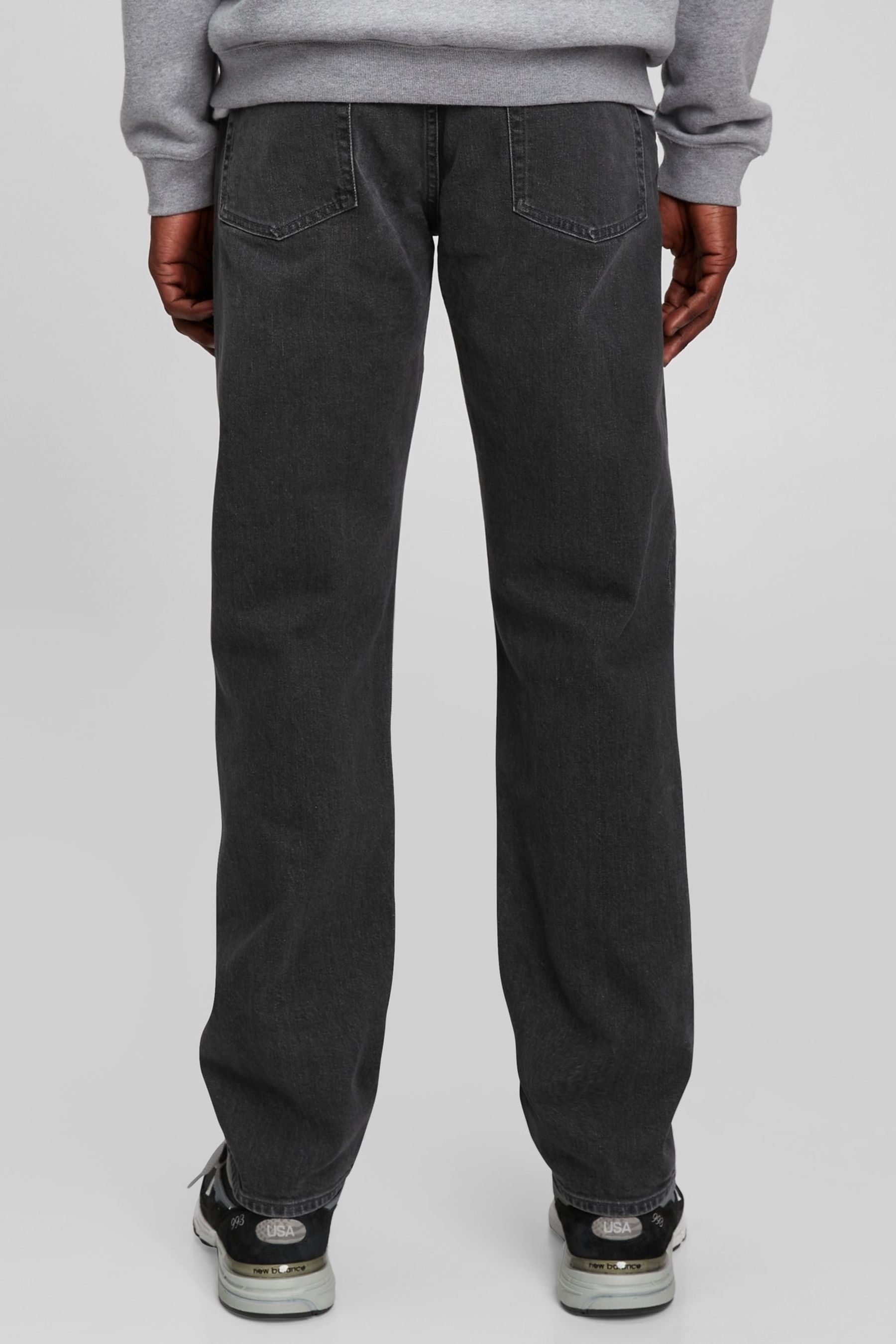 Buy Grey Straight Jeans from the Gap online shop
