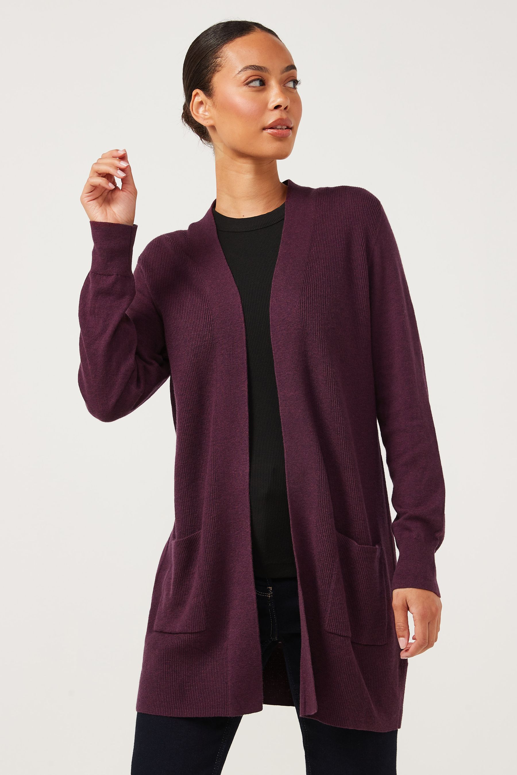 Buy Gap Long Open-Front Cardigan from the Gap online shop