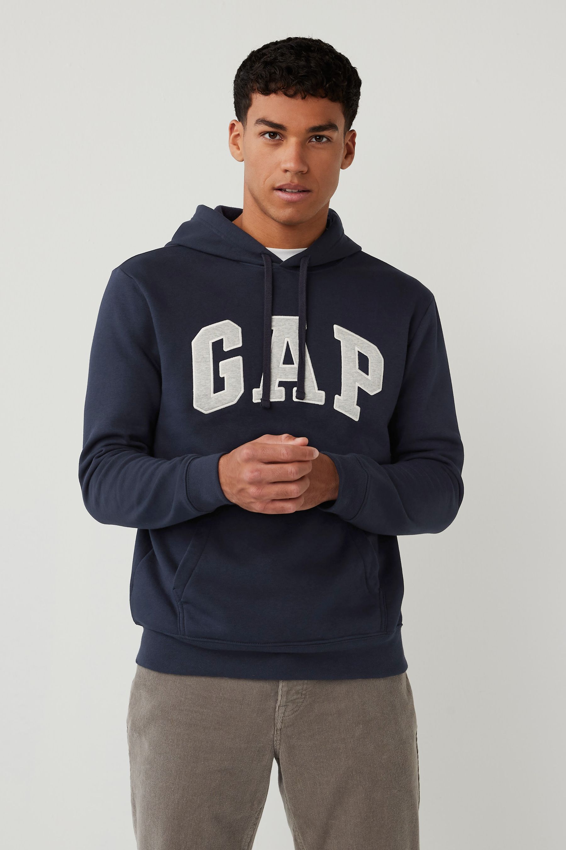 Buy Navy Blue Logo Hoodie from the Gap online shop
