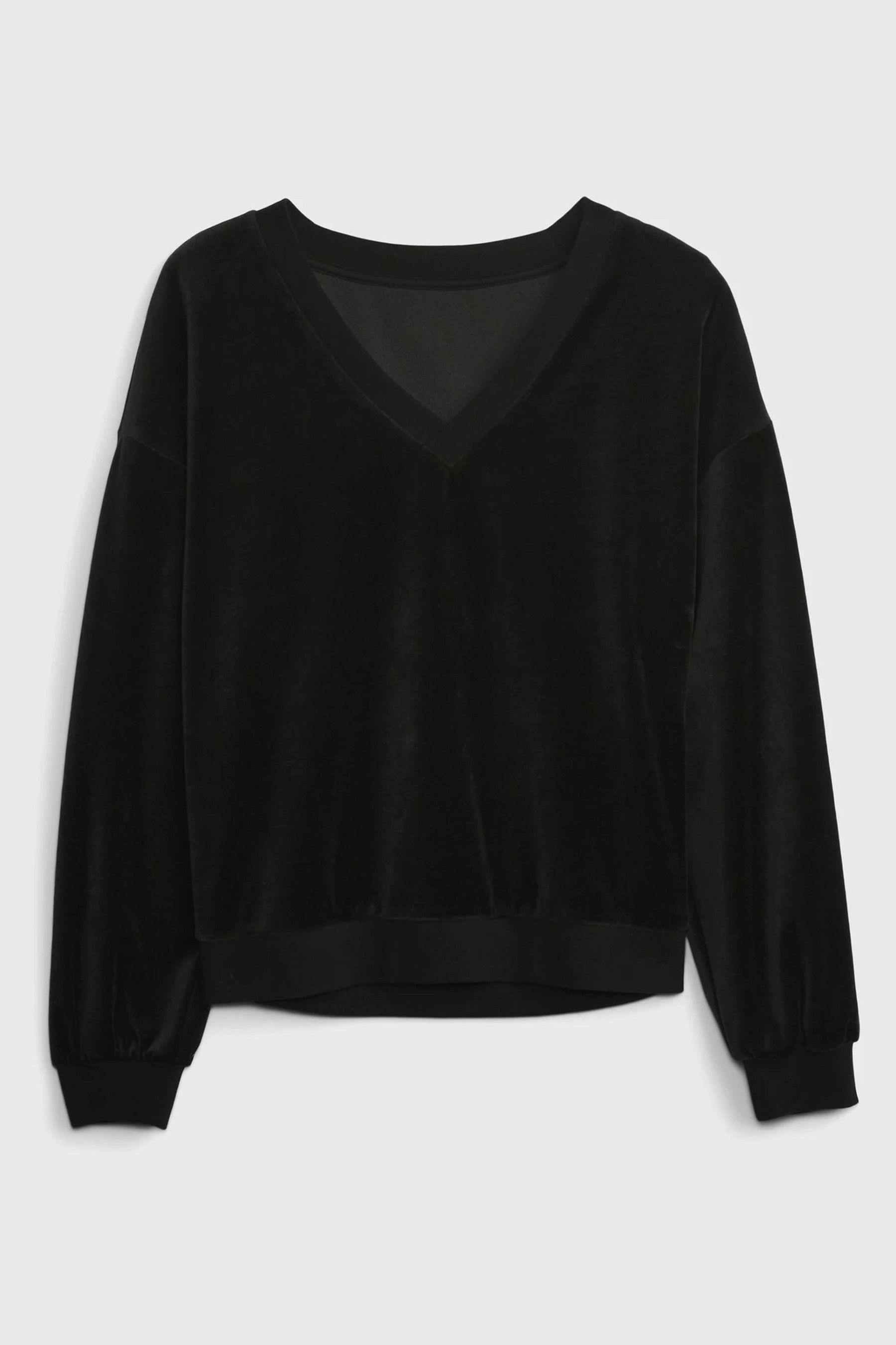 Buy Black Velour Jumper from the Gap online shop