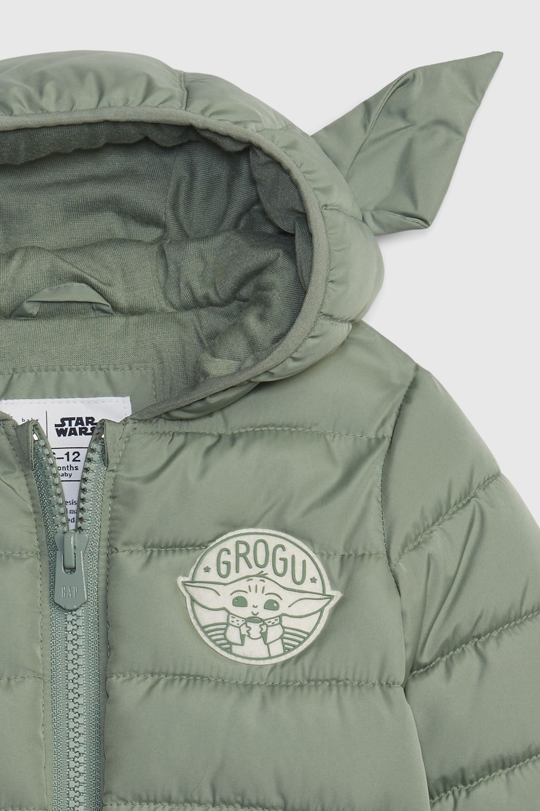 Buy Gap Star Wars Grogu Lightweight Puffer Jacket from the Gap online shop