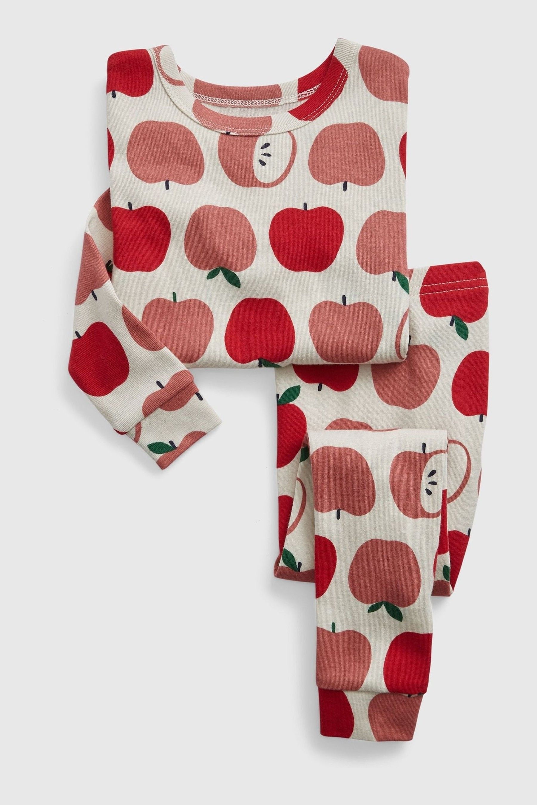 Buy Gap Apple Print Long Sleeve Pyjama Set from the Gap online shop