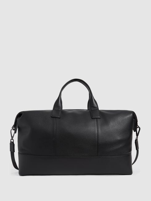 Reiss Carter Leather Travel Bag - REISS