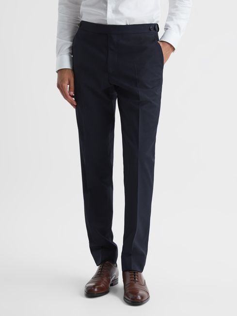 Reiss Pray Slim Fit Wool Blend Trousers - REISS