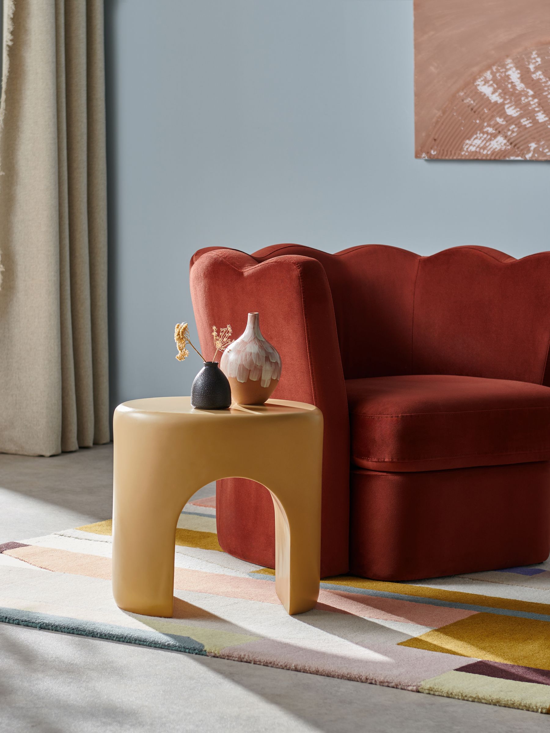 Luna Side Table in Natural | Made