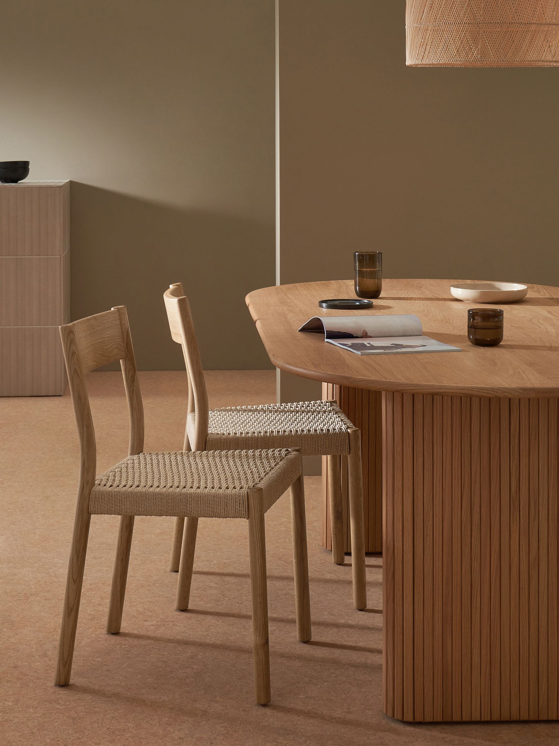 Set of 2 Rhye Dining Chair in Natural | Made