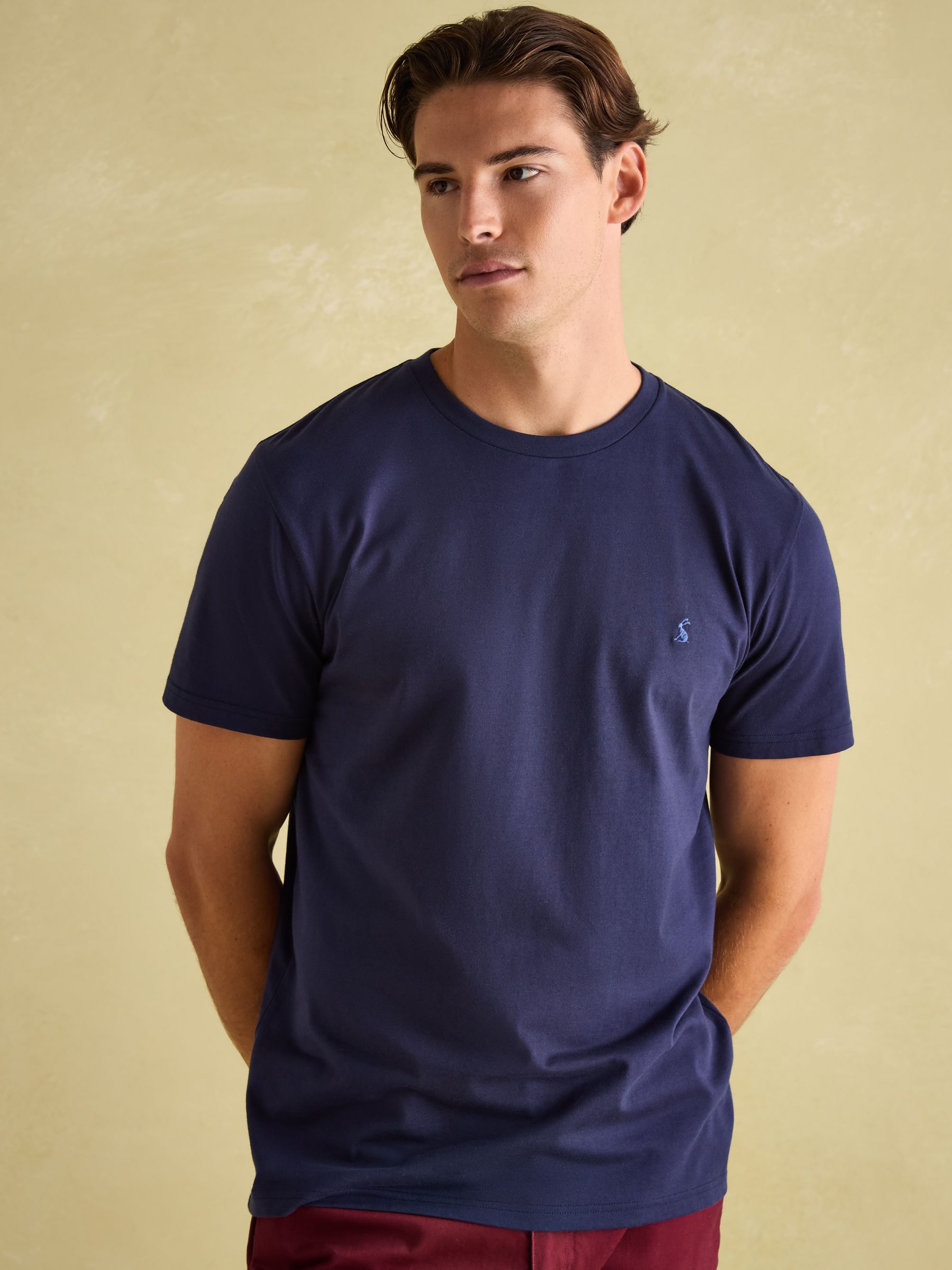 Everyday Navy Blue Crew Neck T-Shirt | Joules
