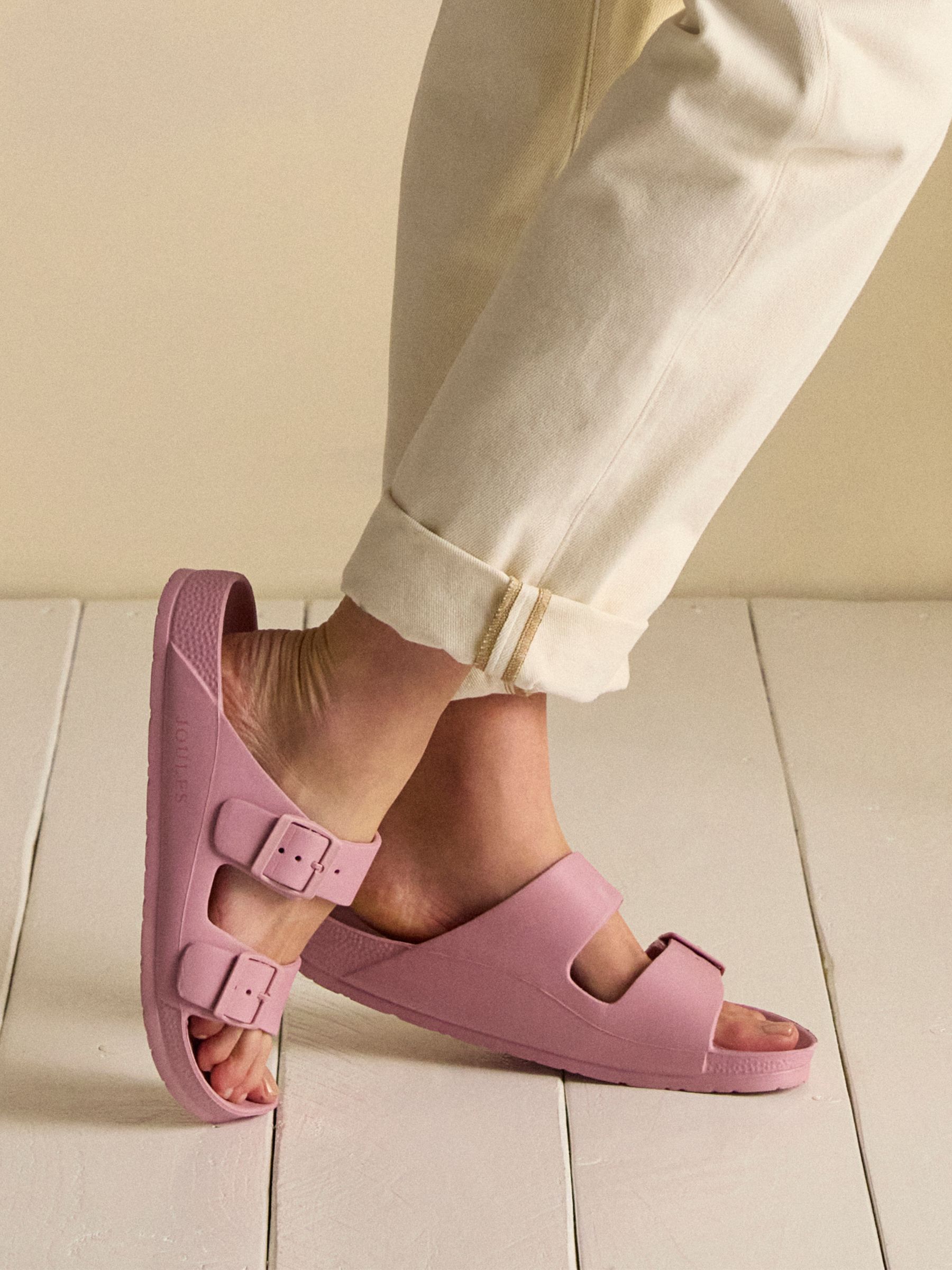 Sunseeker Pink EVA Sliders | Joules