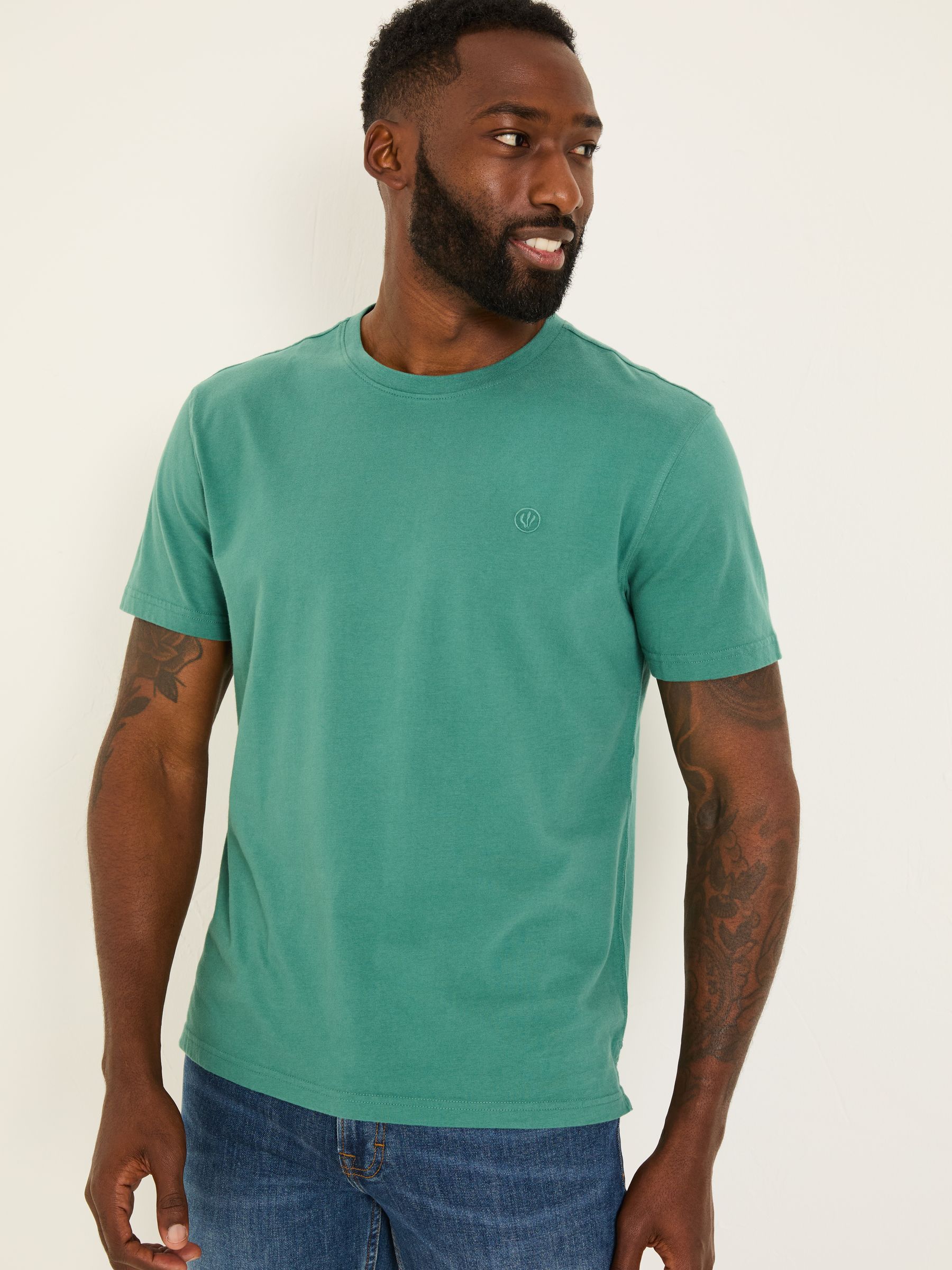 Lulworth Light Teal T-Shirt | FatFace