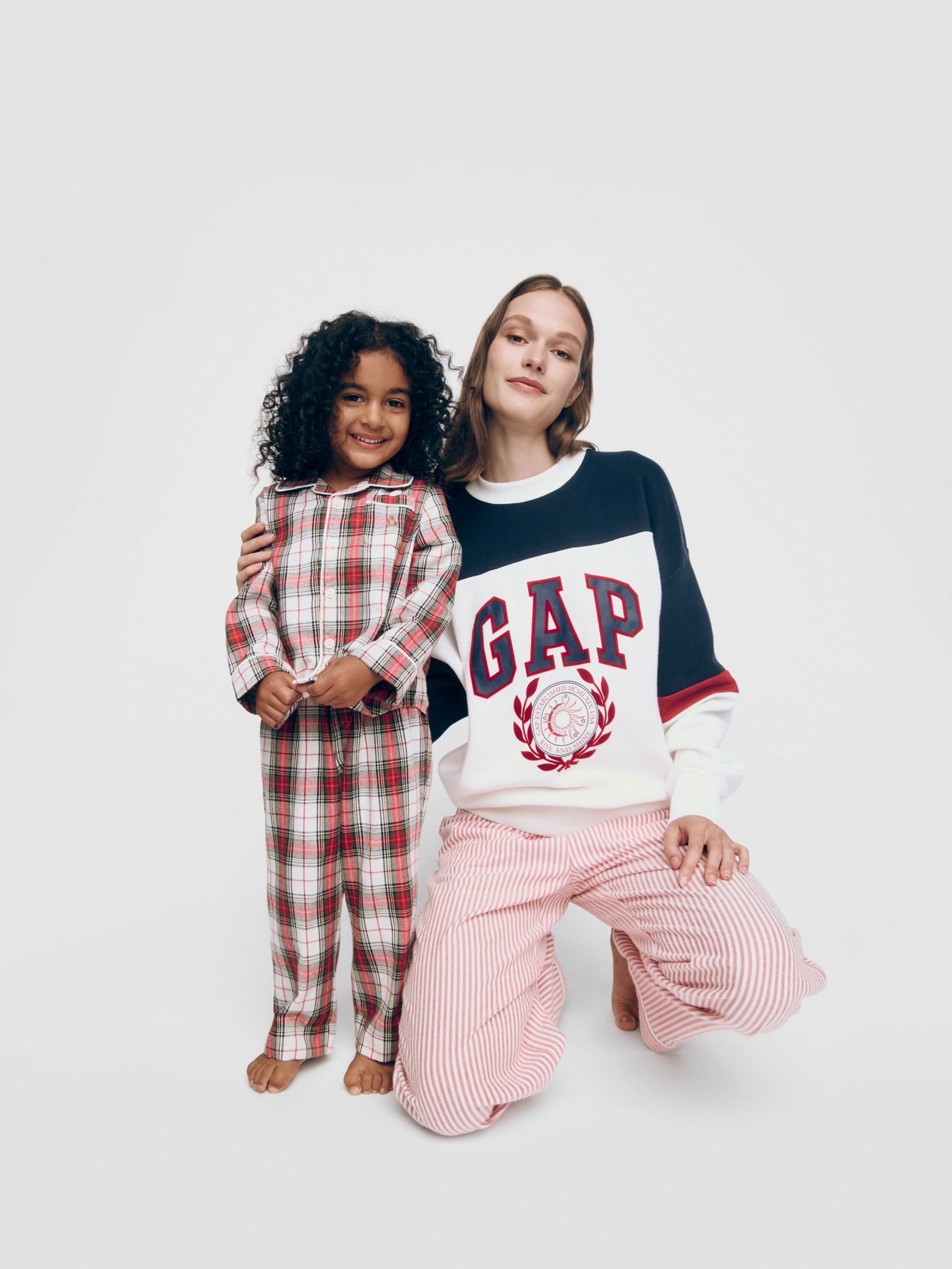 Red Long Sleeve Flannel Pyjama Set 4 13yrs Gap