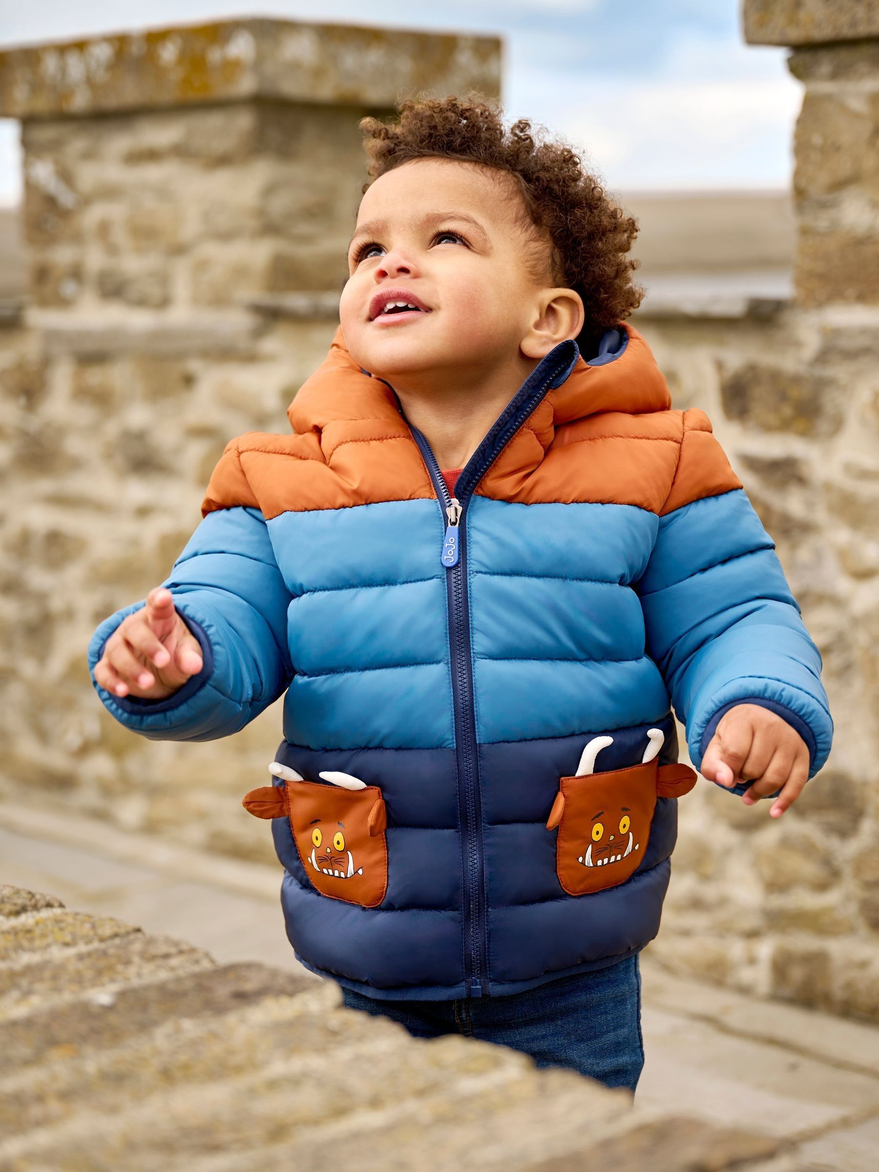 Gruffalo Brown The Gruffalo Puffer Jacket | JoJo Maman Bébé