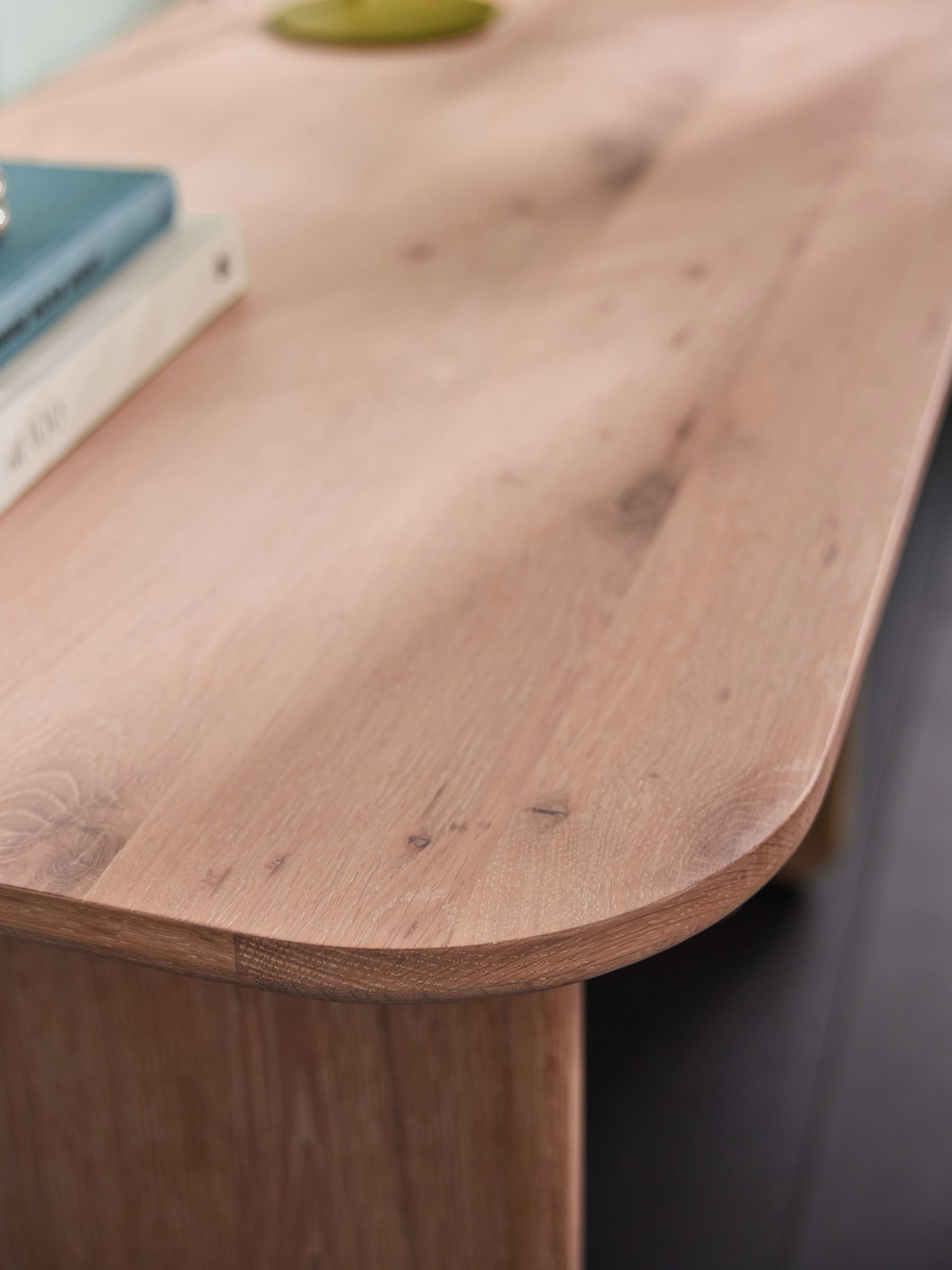 Nyla Desk in White Wash Oak | Made