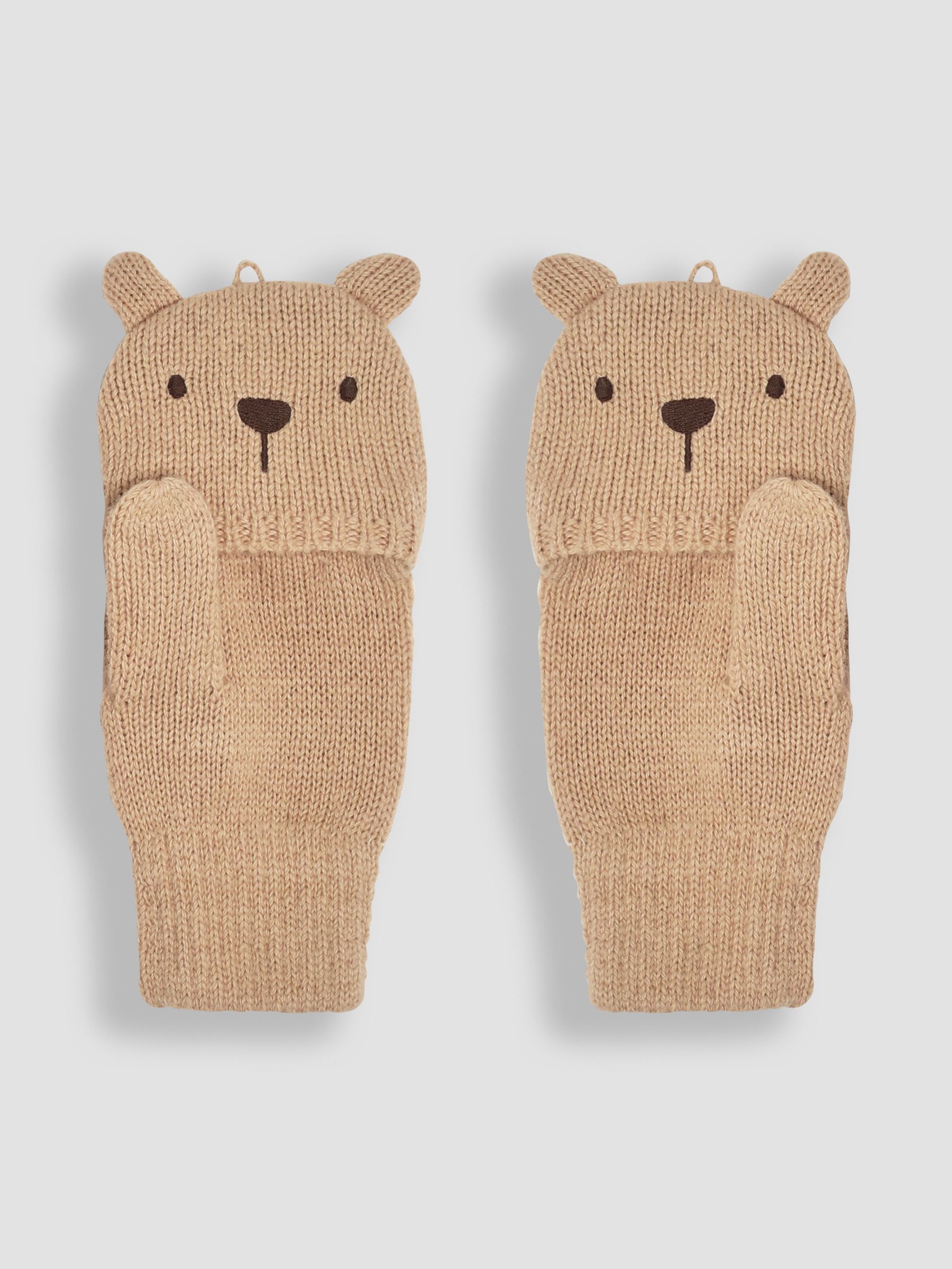 Brown Bear Novelty Mittens With Fingers | JoJo Maman Bébé
