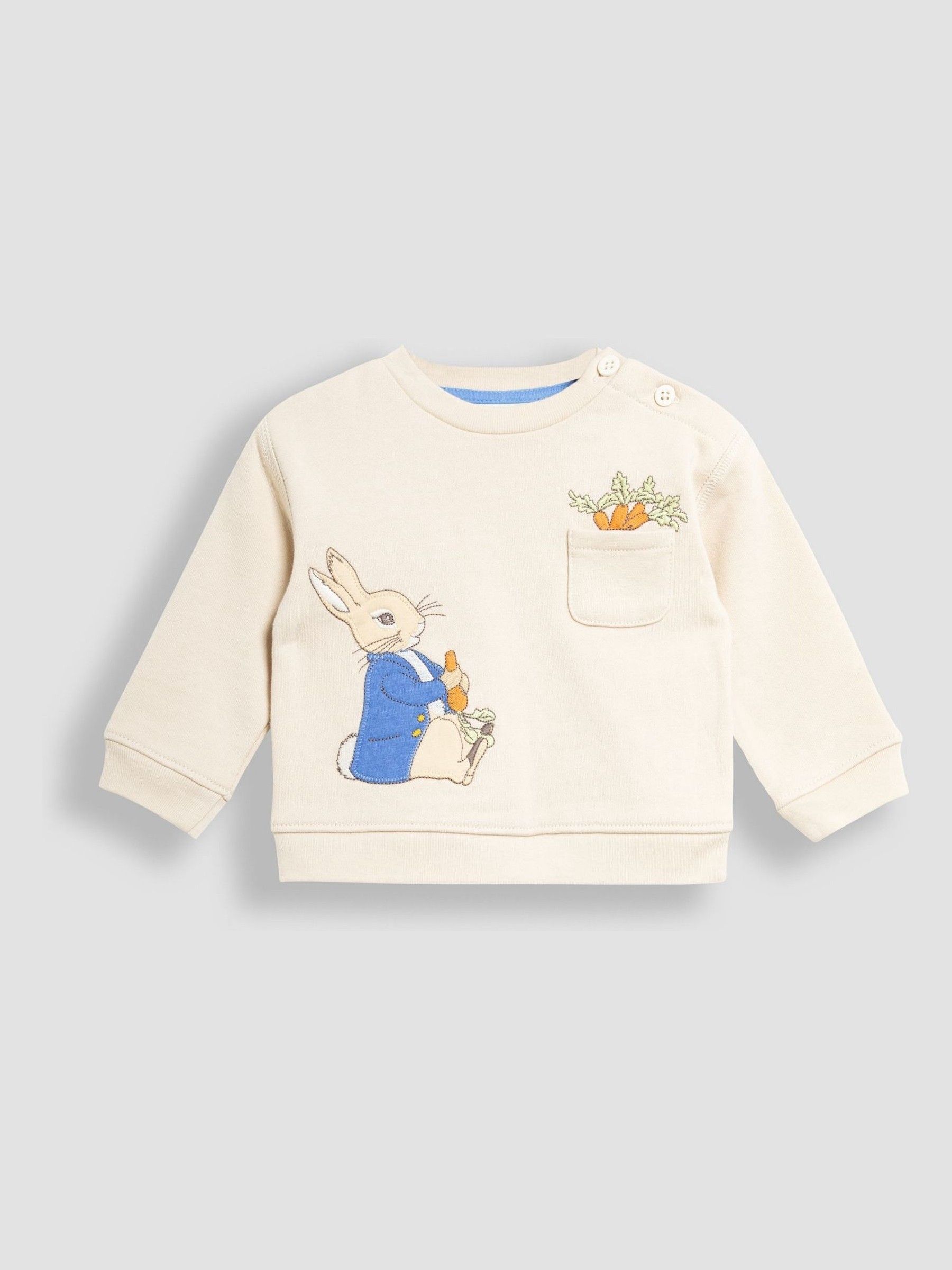 Cream Peter Rabbit Sweatshirt And Cosy Trousers Set | JoJo Maman Bébé