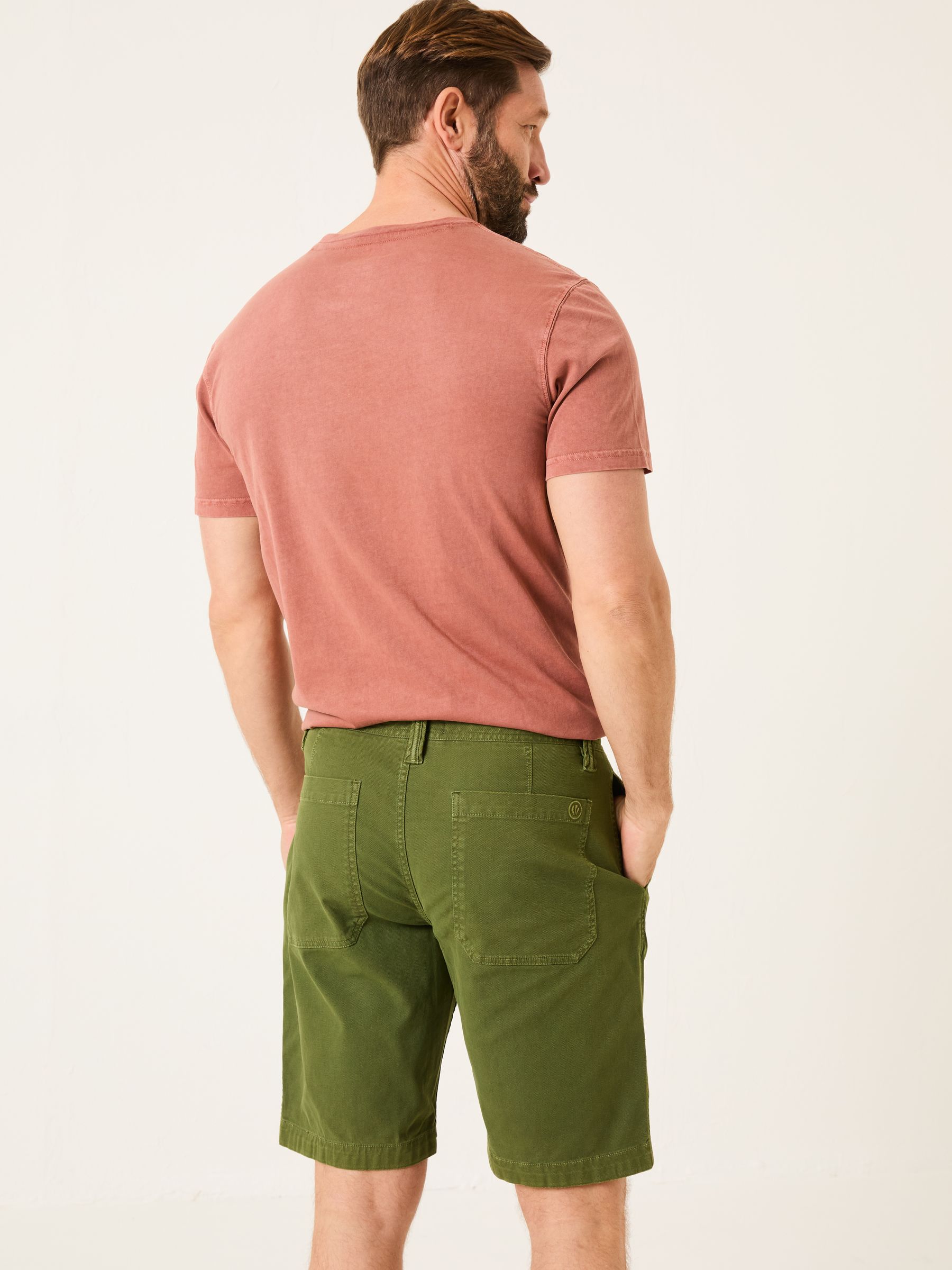 Green Stow Garment Dye Shorts | FatFace