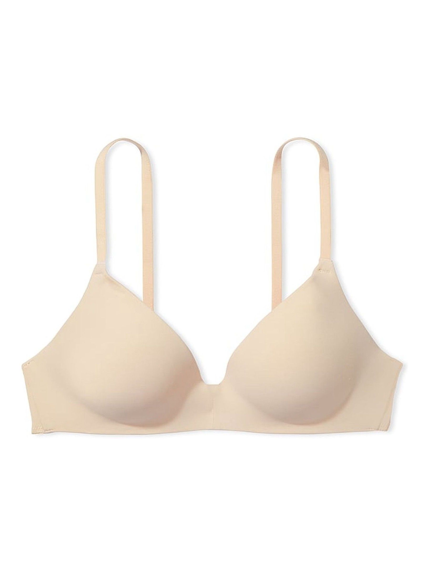 Buy Victoria's Secret Nude Marzipan Non Wired Push Up T-Shirt Bra from ...