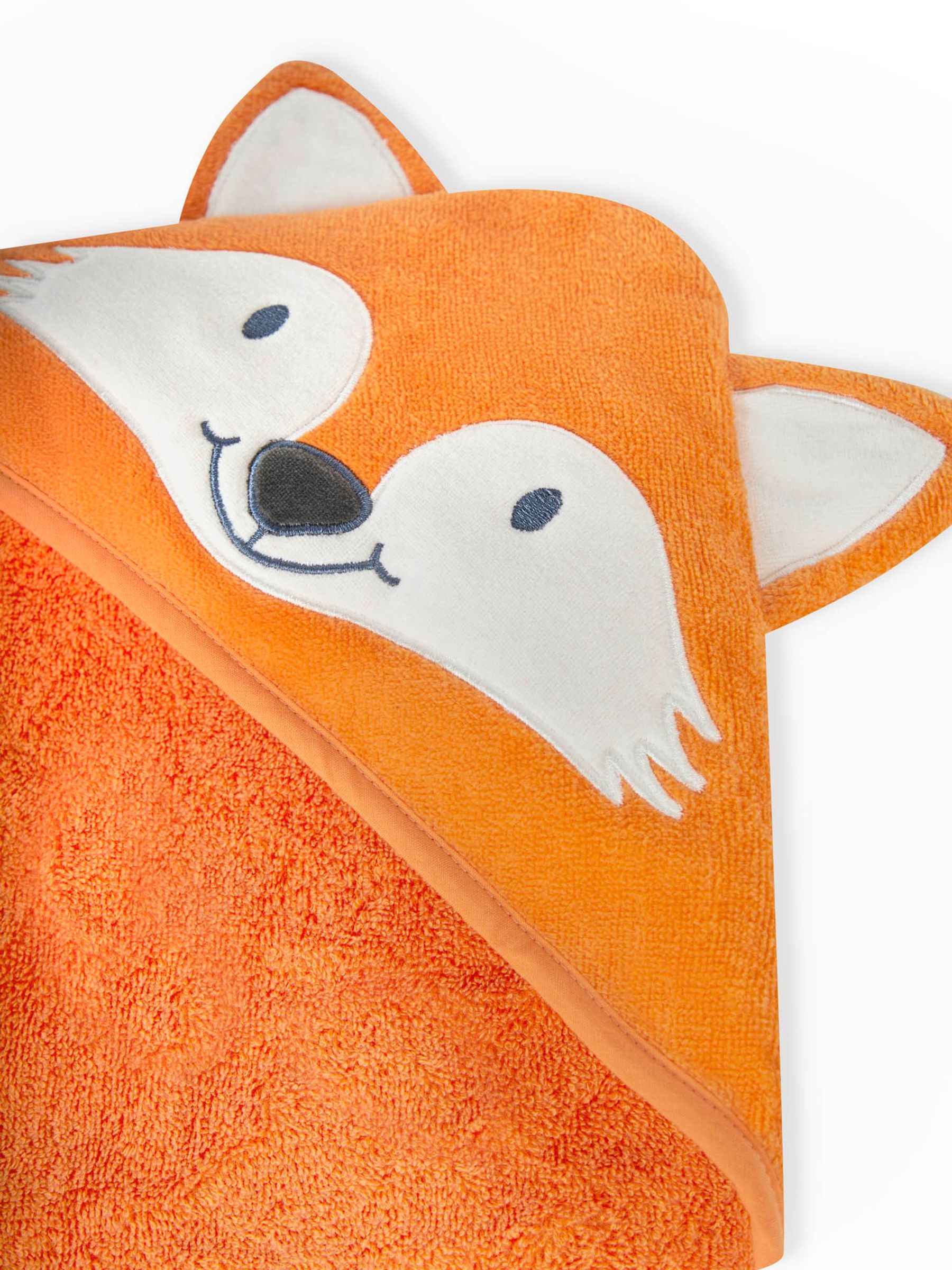 Personalised Fox Hooded Towel | JoJo Maman Bébé