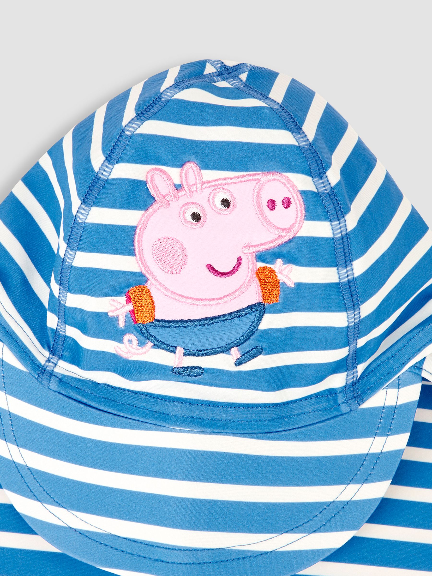Blue Peppa Pig UPF 50 Sun Protection Hat | JoJo Maman Bébé