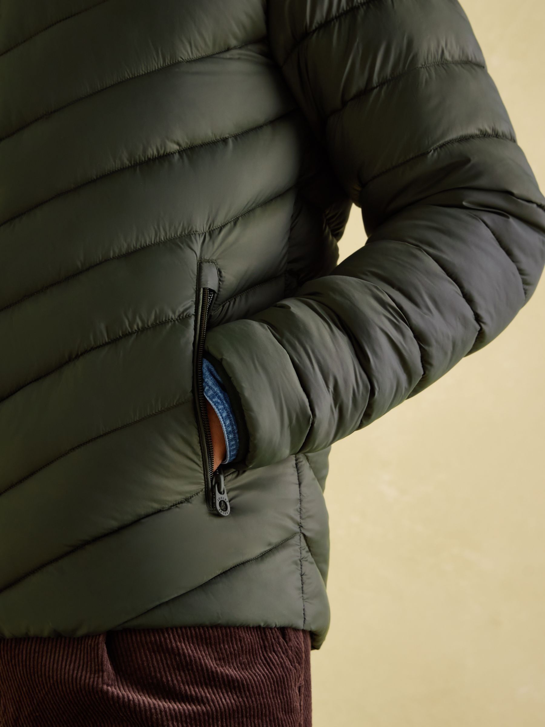Garrett Green Showerproof Padded Jacket | Joules