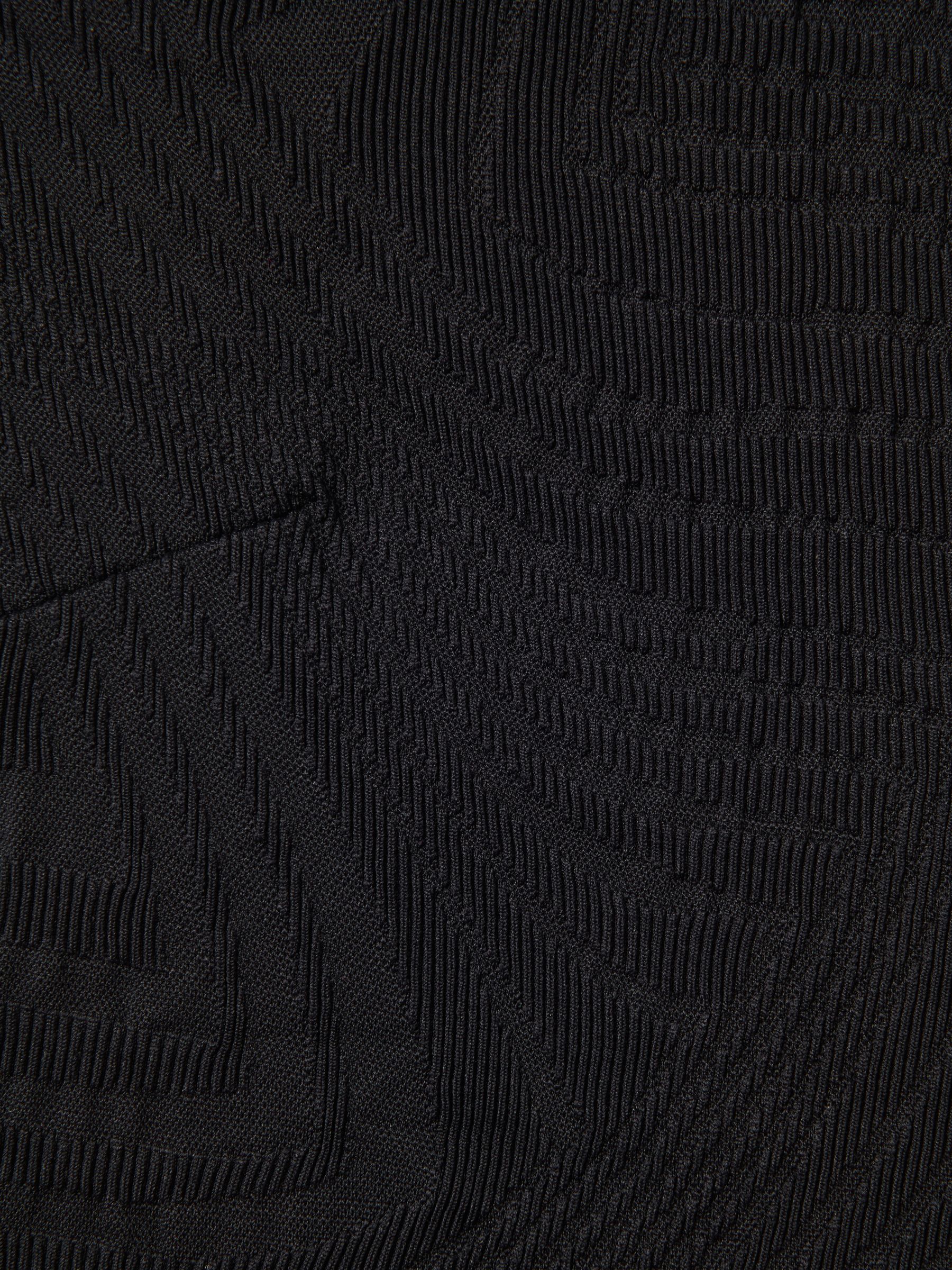 Reiss Fella Open Back Swimsuit In Black Reiss