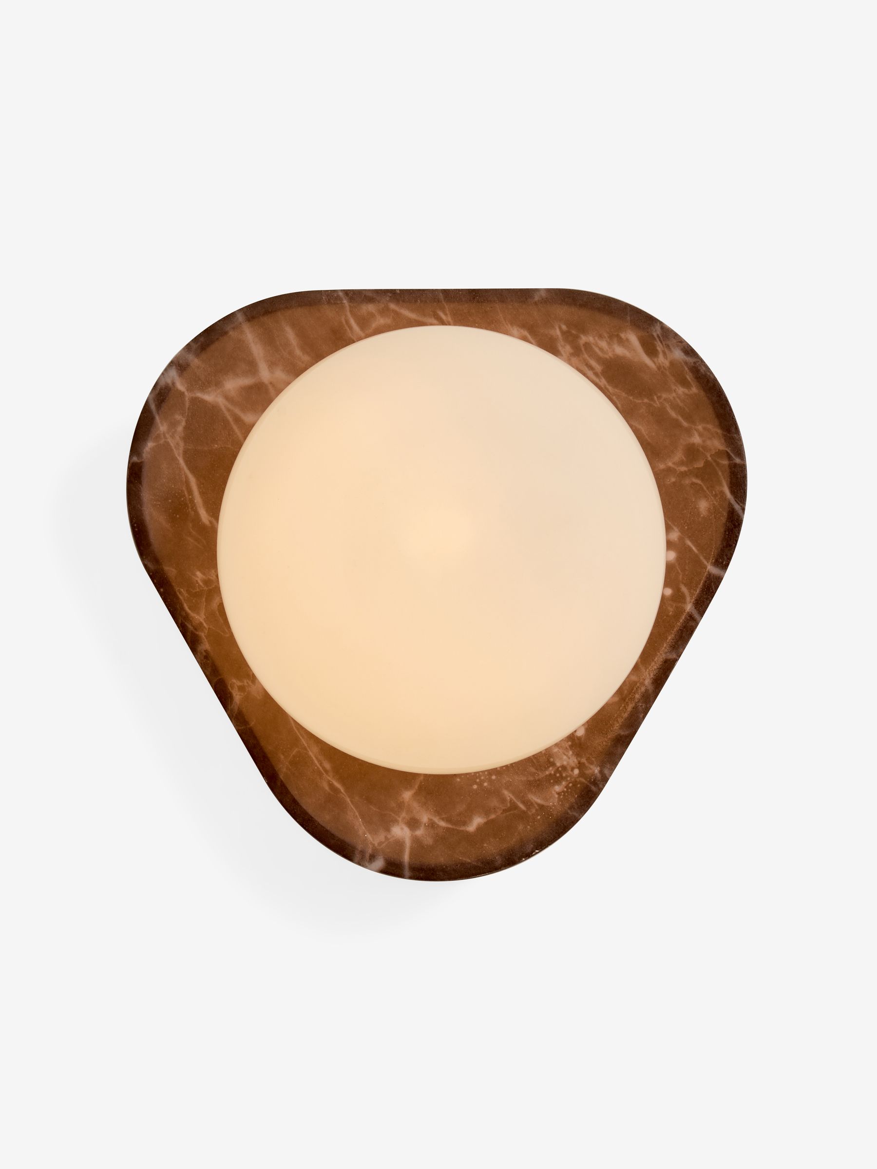 Wilf Wall Light in Red Marble Effect | Made