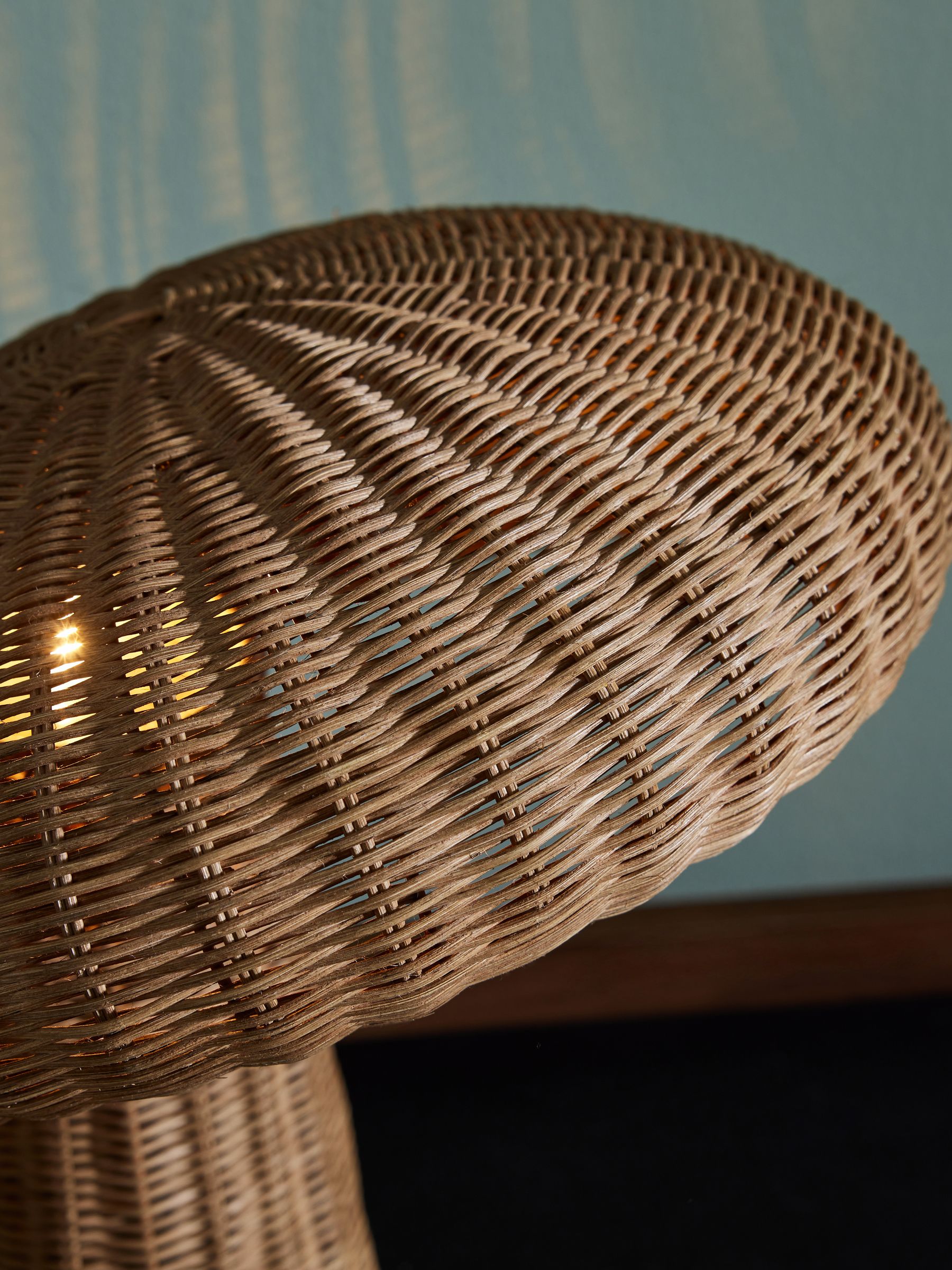 Leilani Rattan Table Lamp in Natural | Made