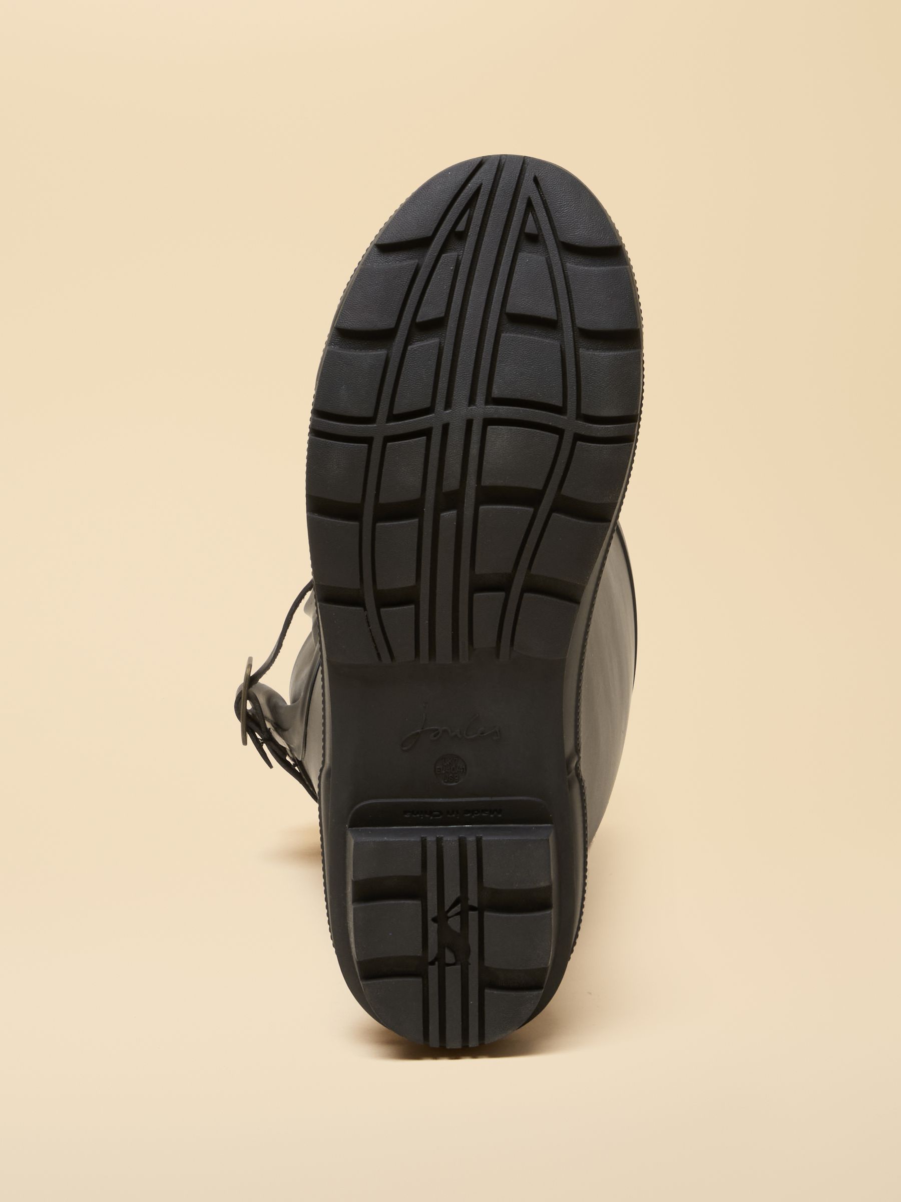 Houghton Black Adjustable Tall Wellies | Joules