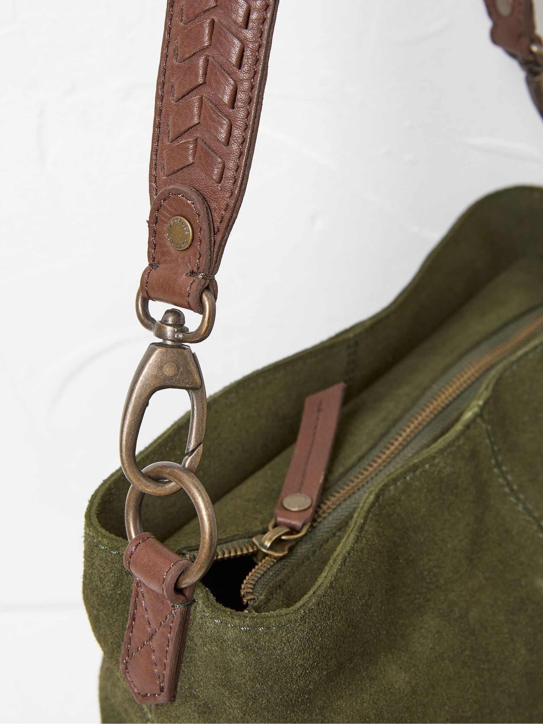 Valletta Green Shoulder Bag | FatFace USA