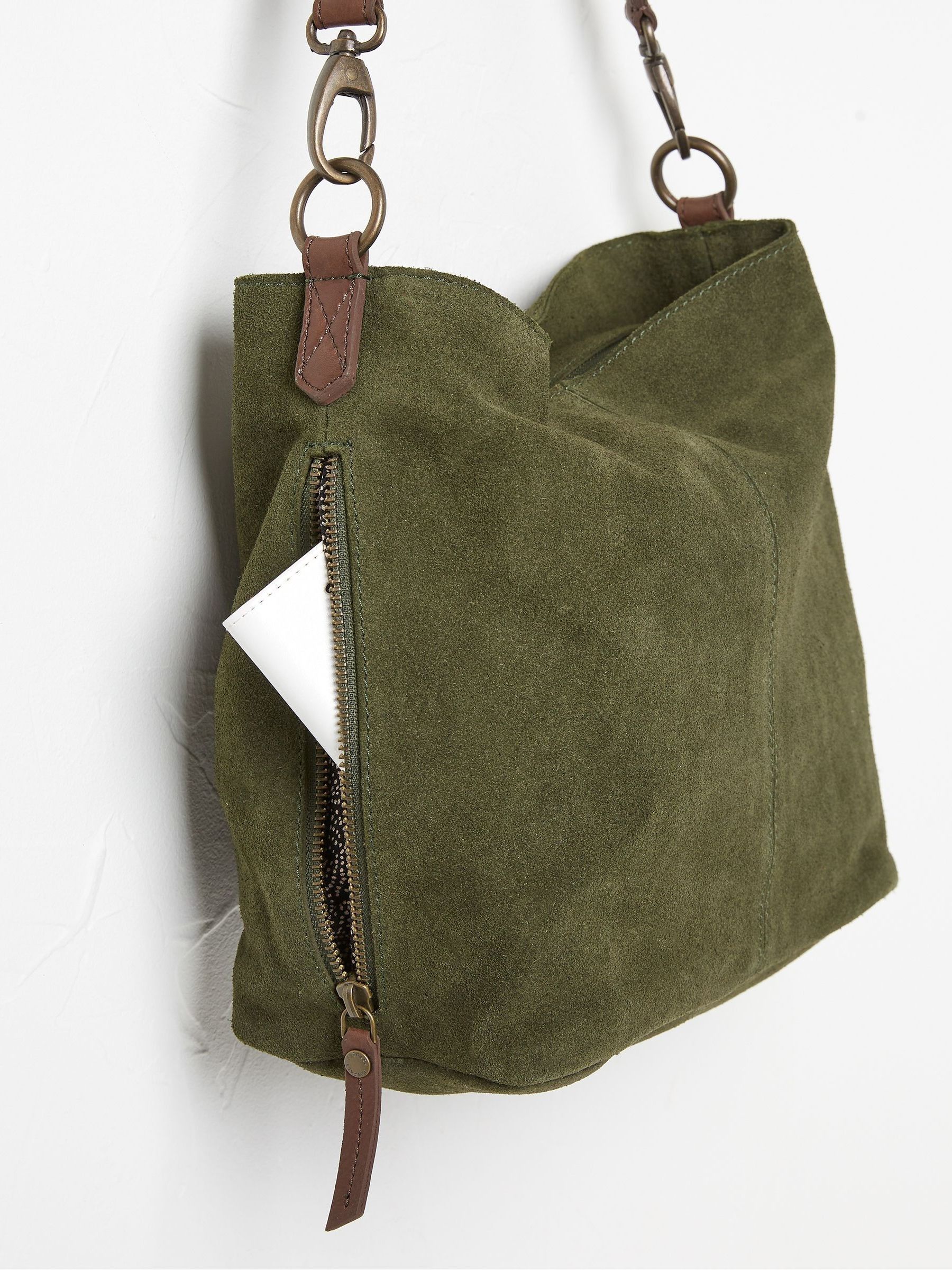 Valletta Green Shoulder Bag | FatFace USA