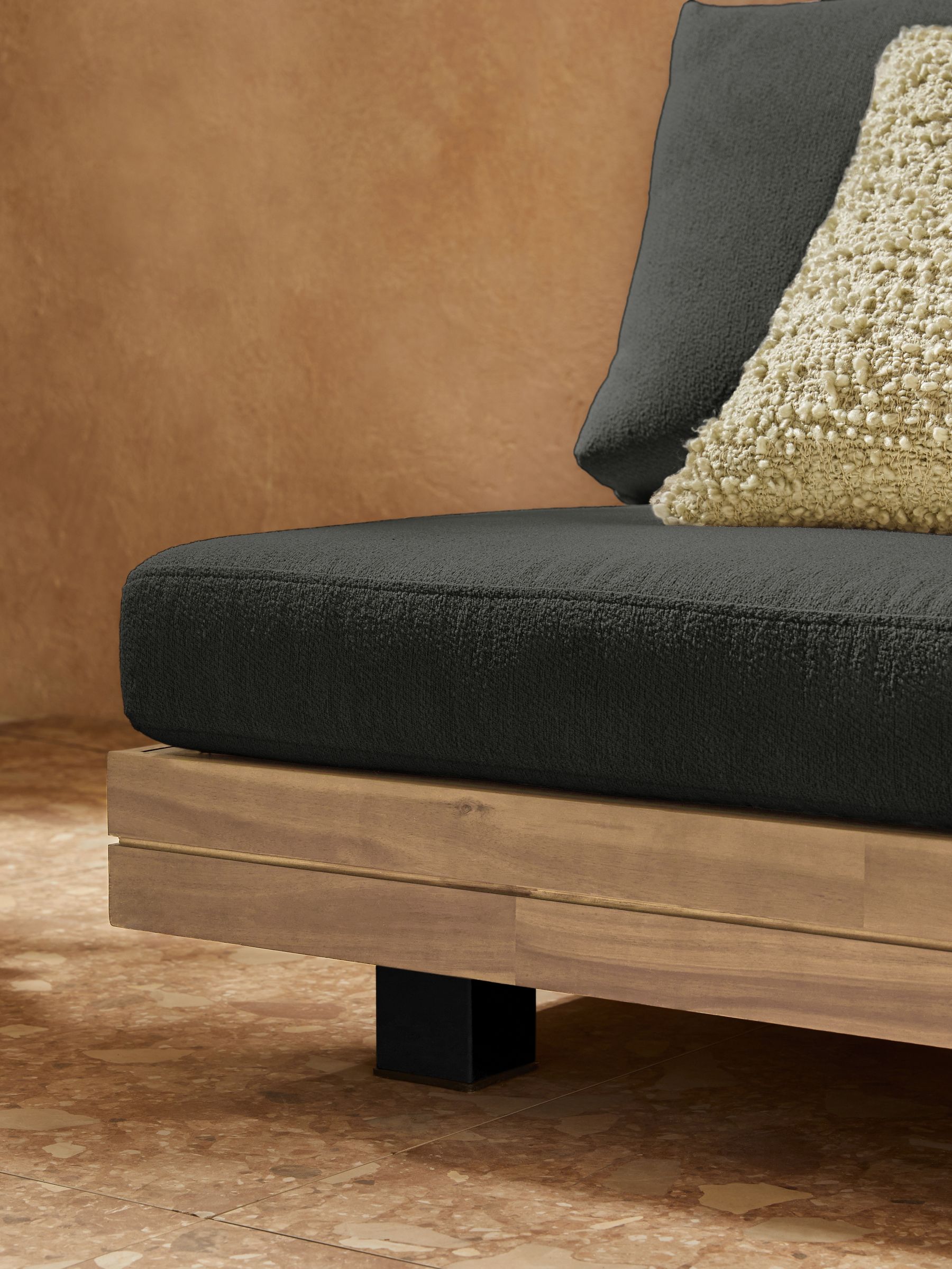 Avarna Garden 2 Seater Sofa in Grey | Made