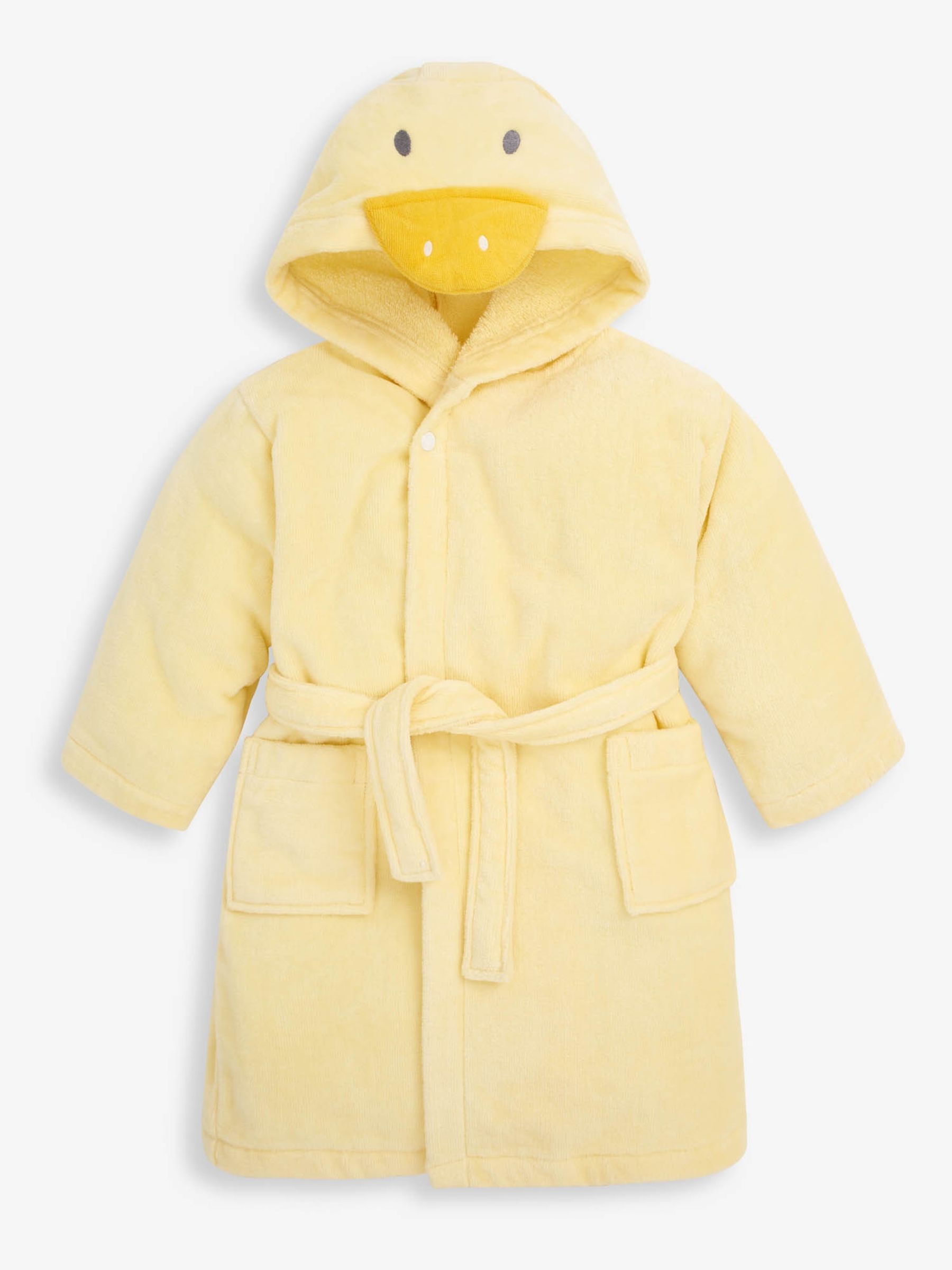 Yellow Duck Cotton Towelling Robe | JoJo Maman Bébé