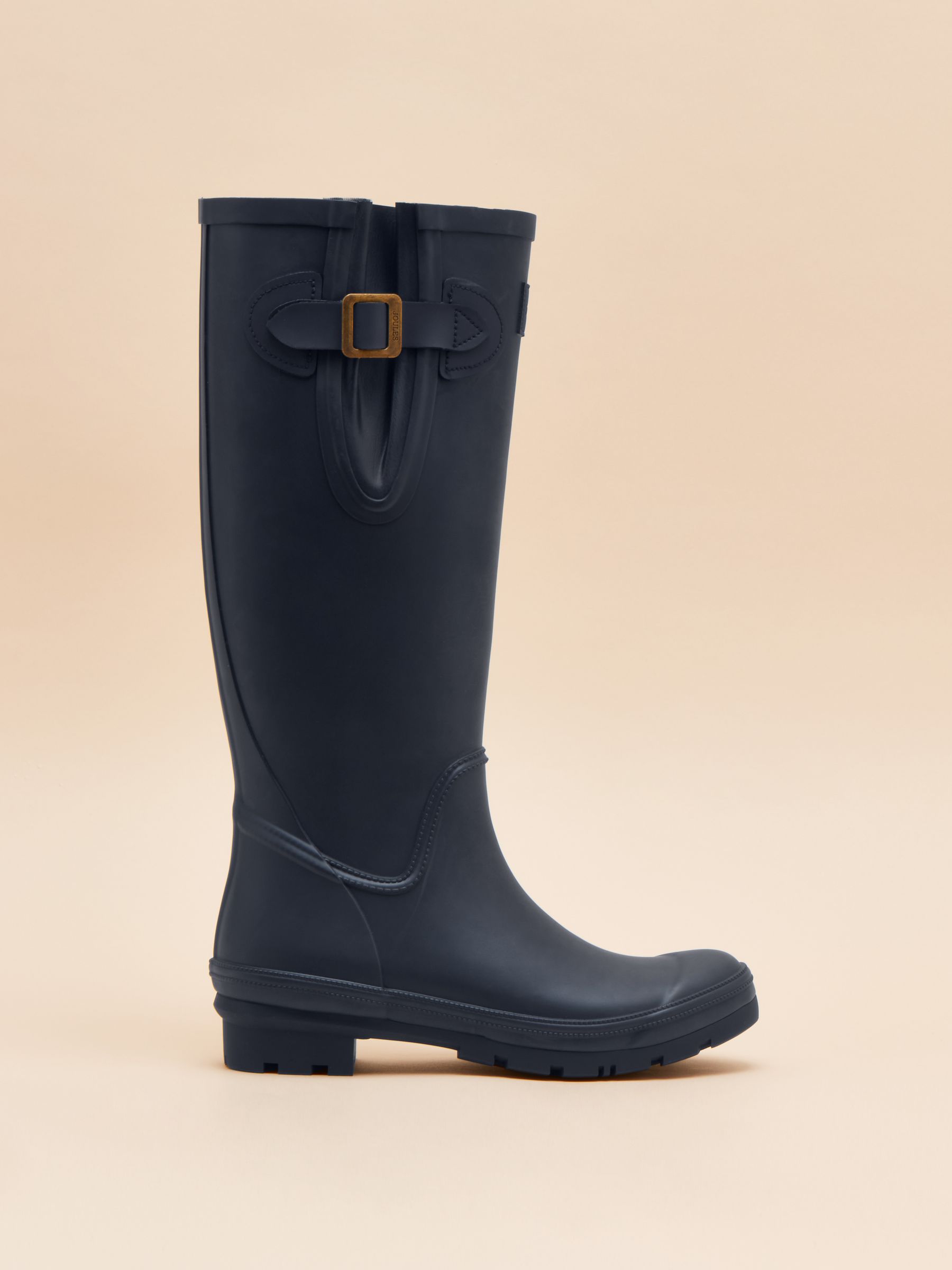 Houghton Navy Blue Adjustable Tall Wellies | Joules